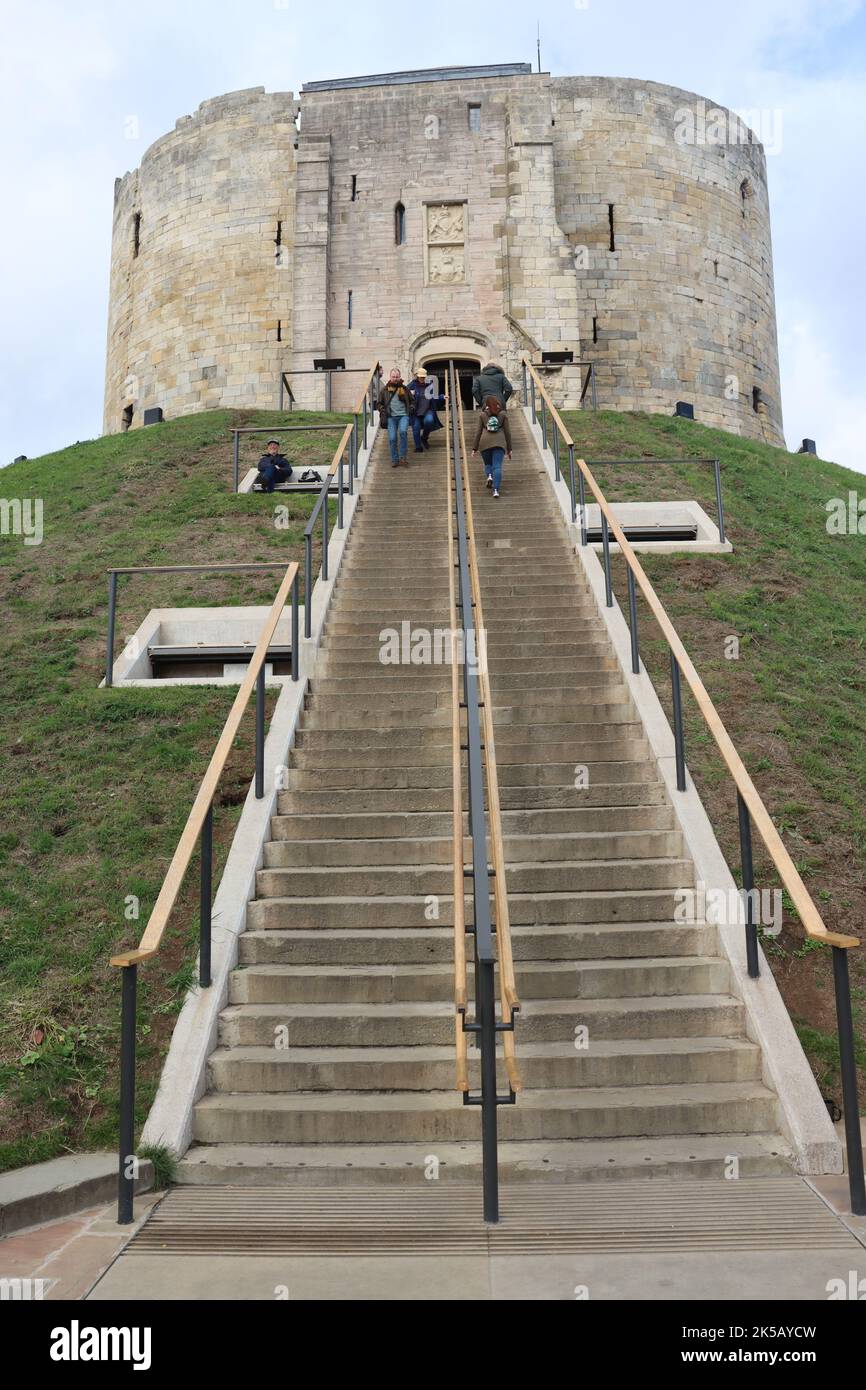 Clifford's Tower, York, England Stock Photo - Alamy