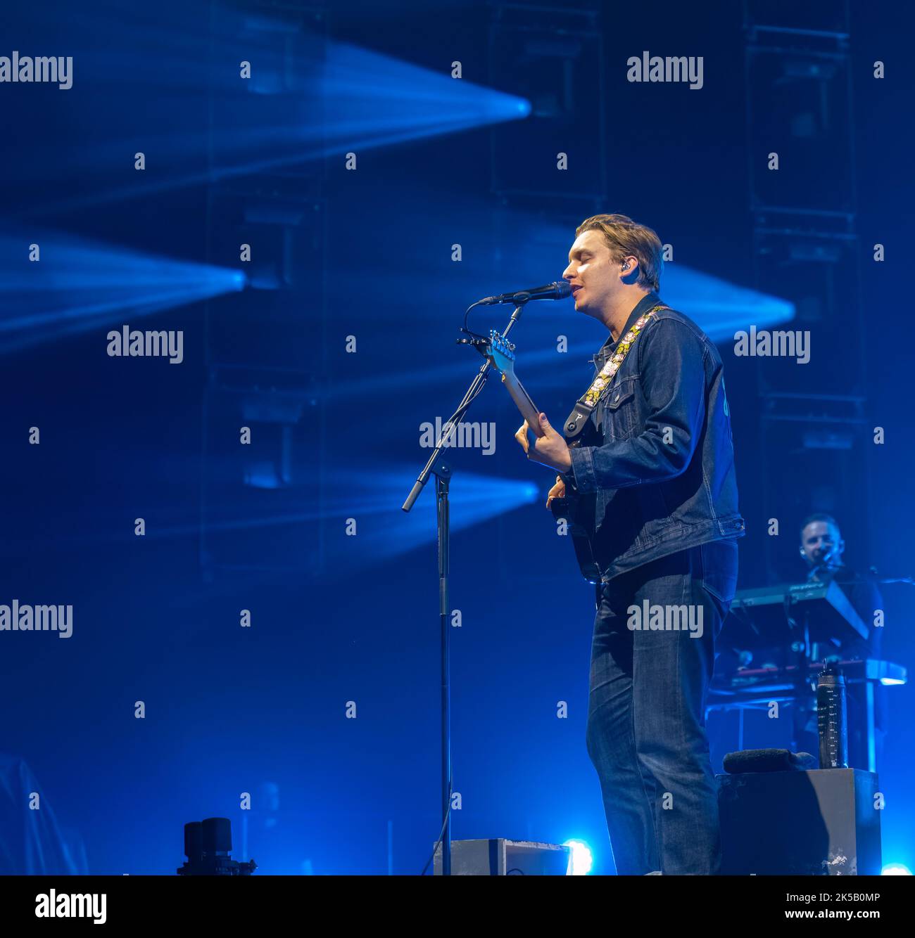25 September 2022. Aberdeen,Scotland. This is George Ezra playing at ...
