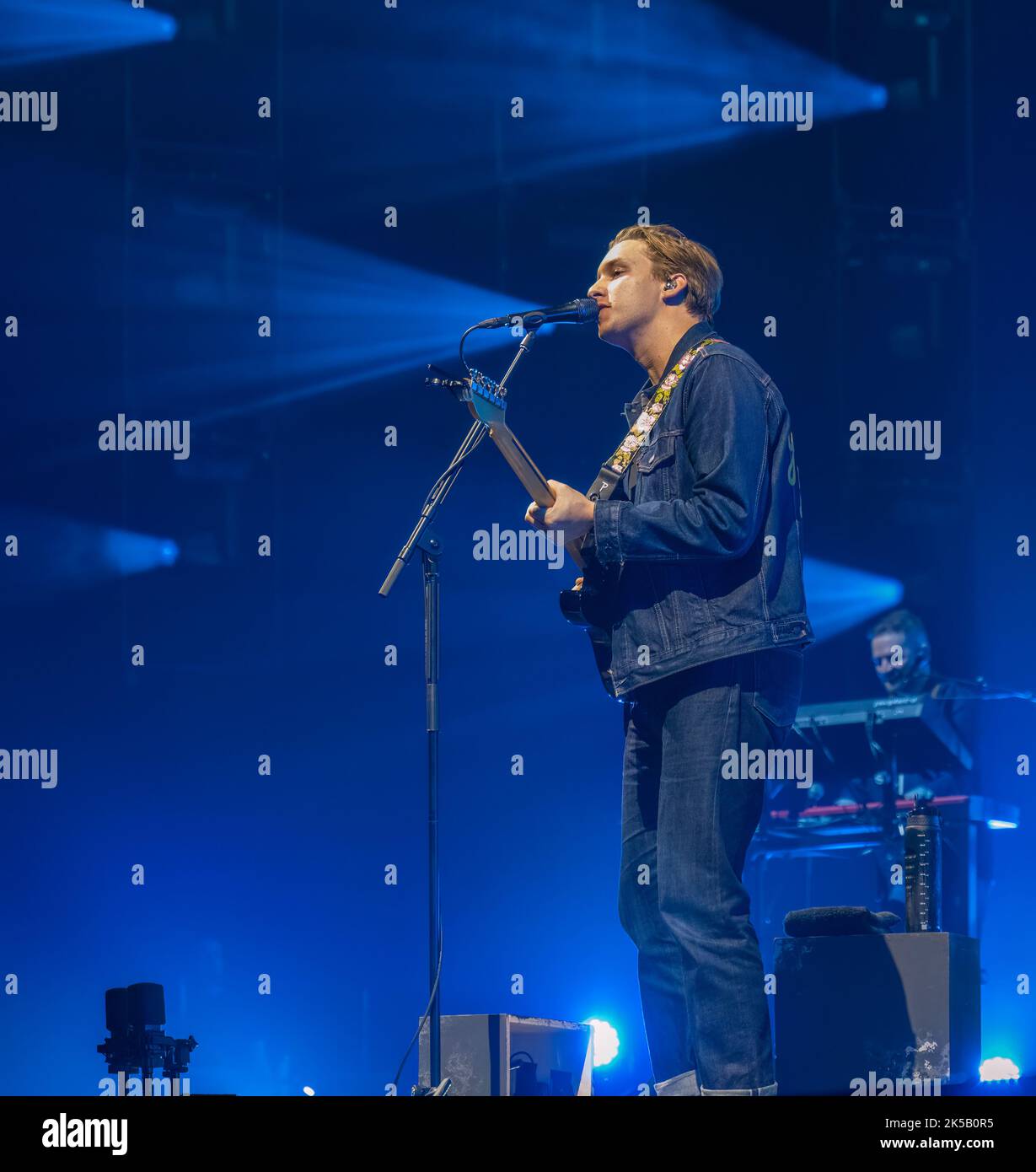25 September 2022. Aberdeen,Scotland. This is George Ezra playing at ...