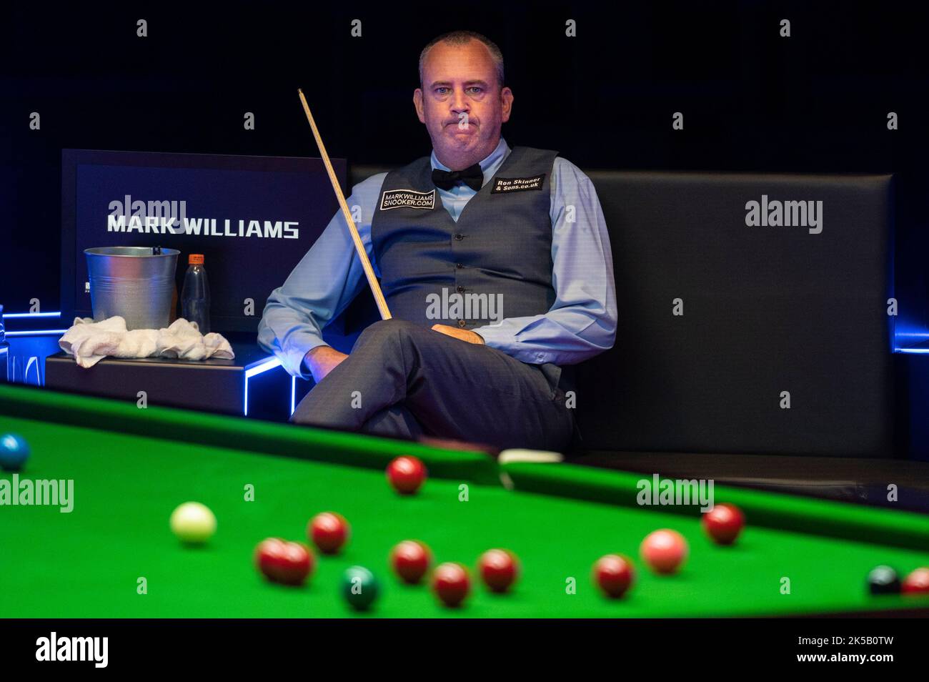 Hong Kong, China. 07th Oct, 2022. Mark Williams looks on during the ...