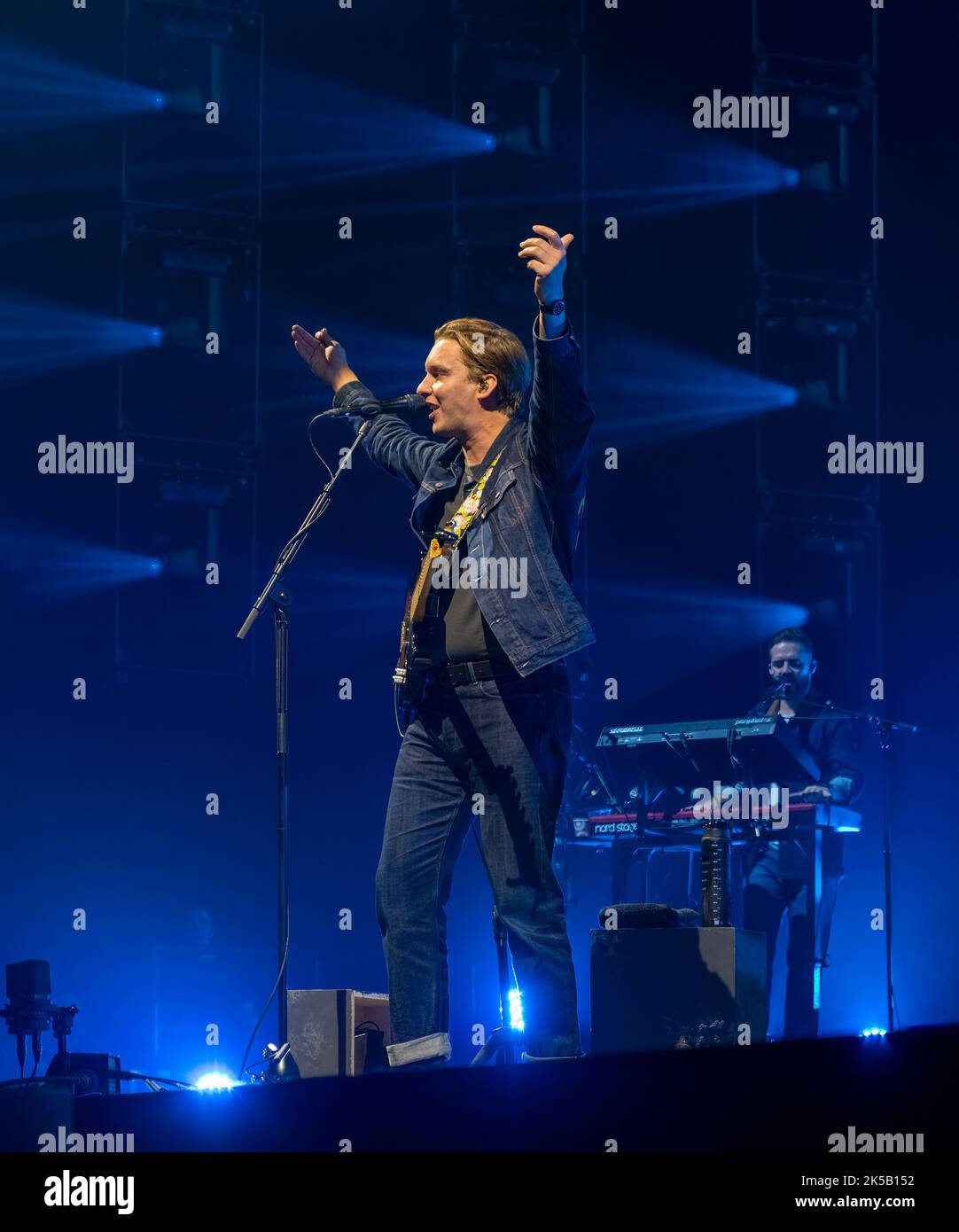 25 September 2022. Aberdeen,Scotland. This is George Ezra playing at ...