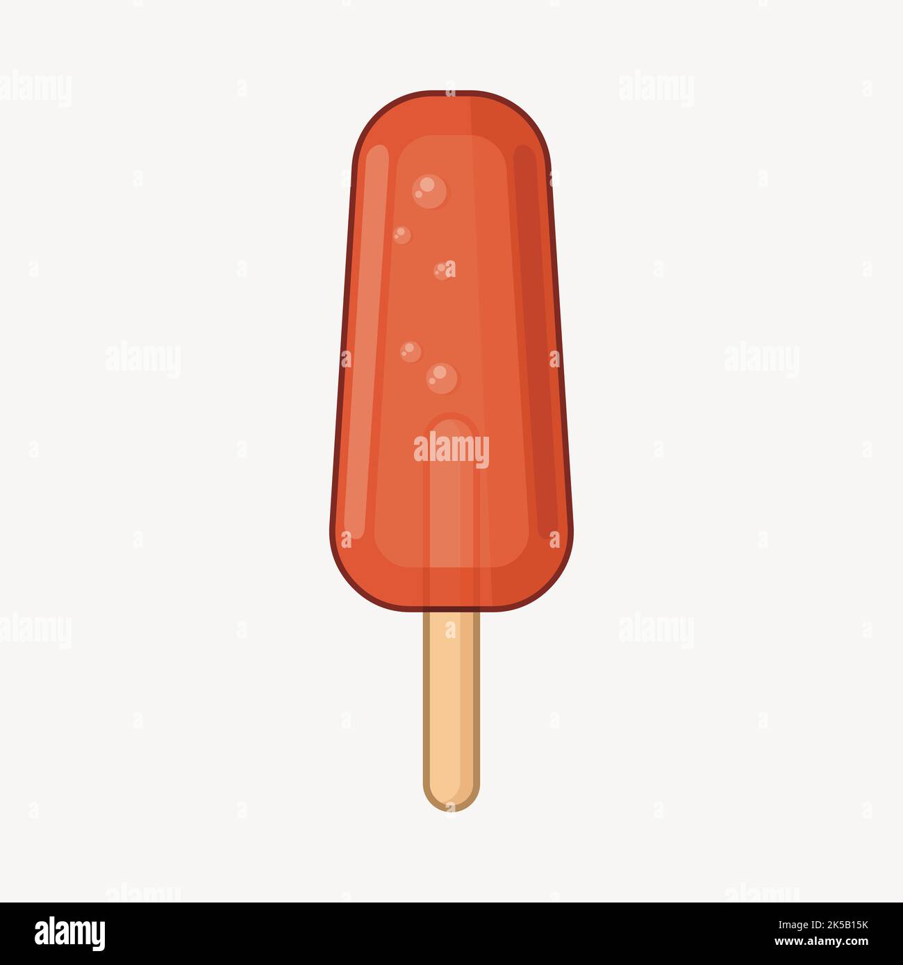 Popsicle collage element, cute illustration vector Stock Vector Image ...