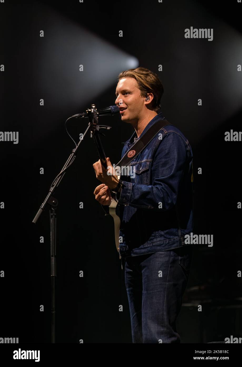 25 September 2022. Aberdeen,Scotland. This is George Ezra playing at ...