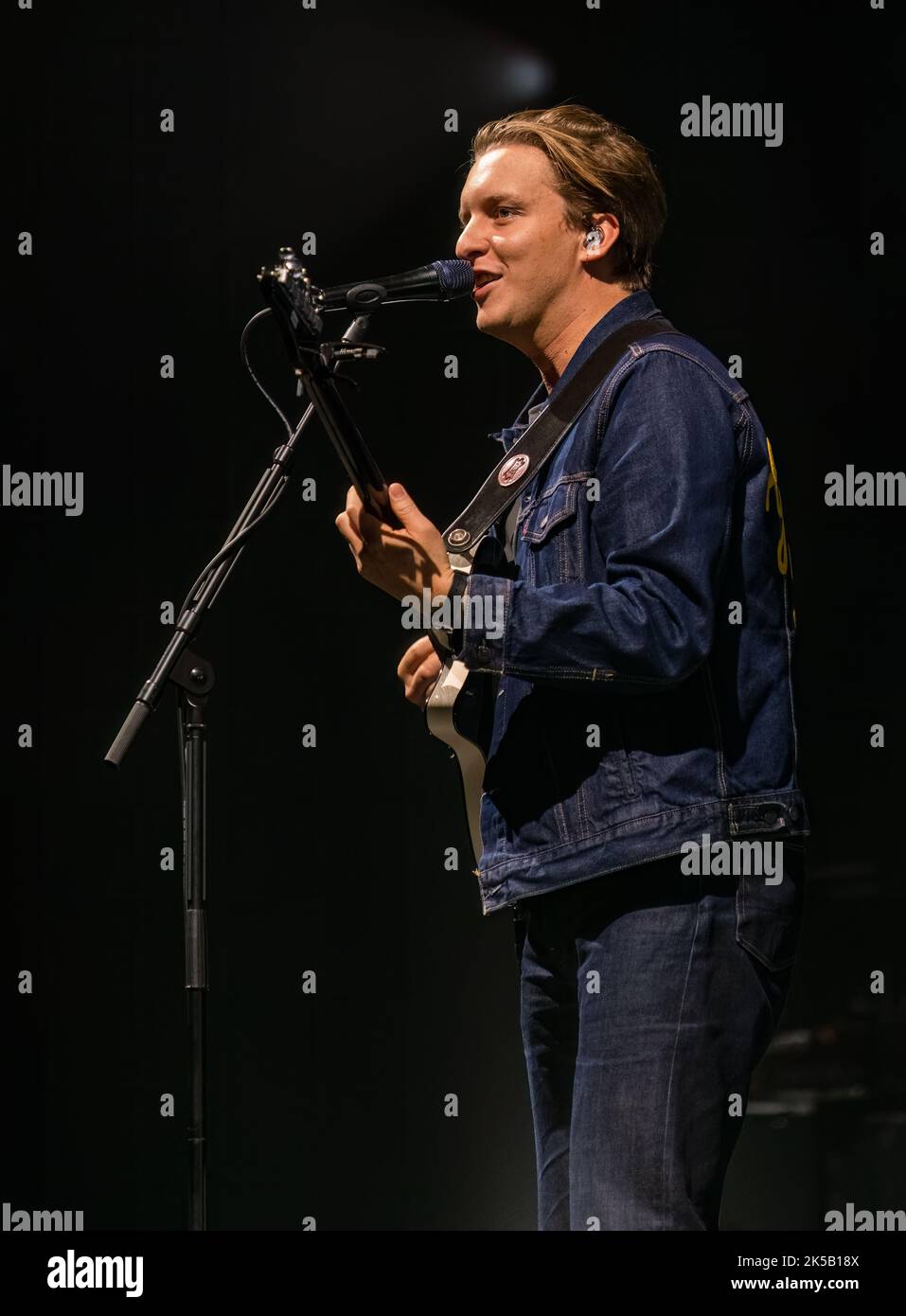25 September 2022. Aberdeen,Scotland. This is George Ezra playing at ...