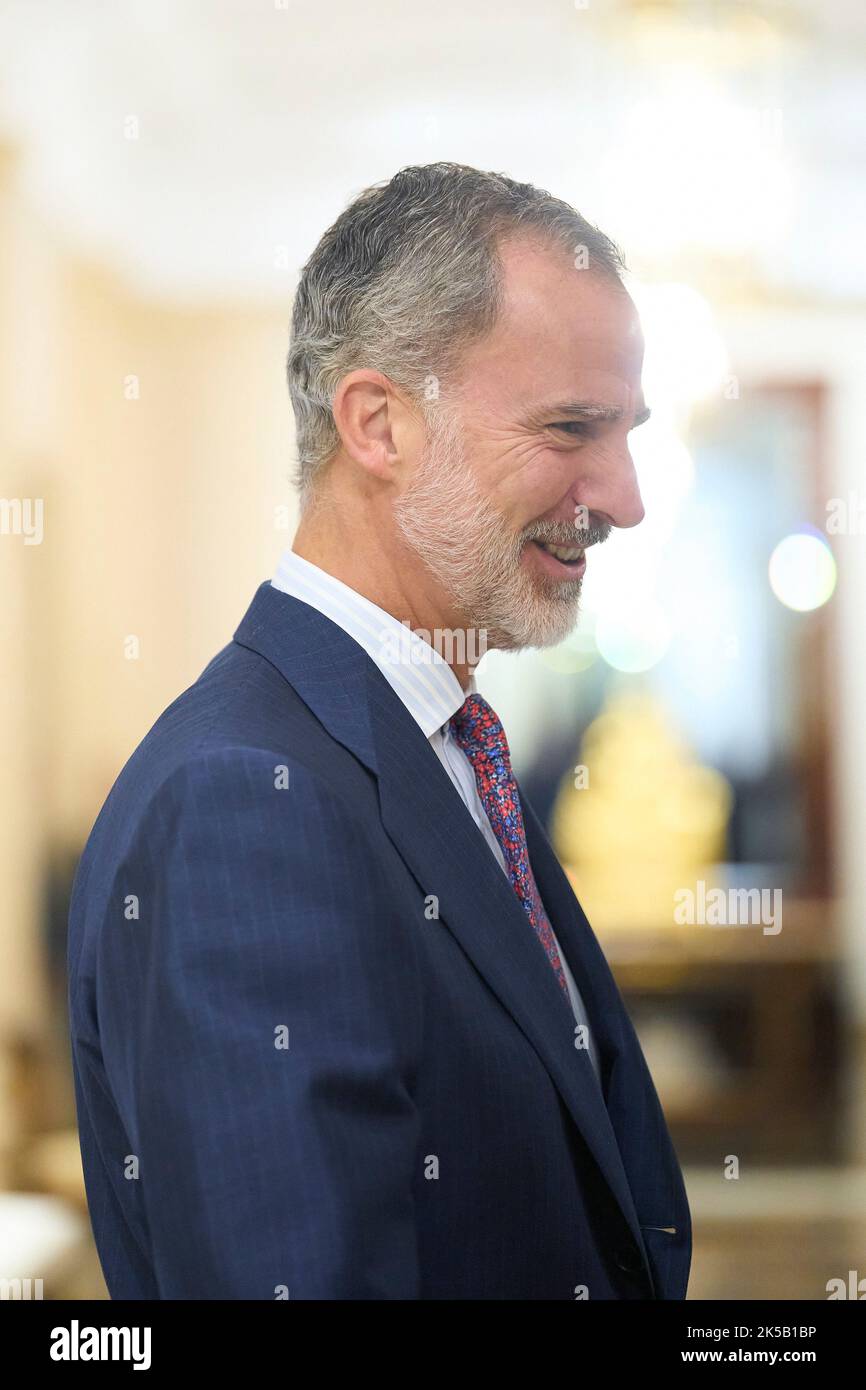 Madrid. Spain. 20221007, King Felipe VI of Spain attends of a ...