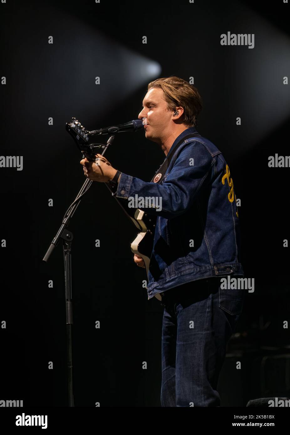 25 September 2022. Aberdeen,Scotland. This is George Ezra playing at ...