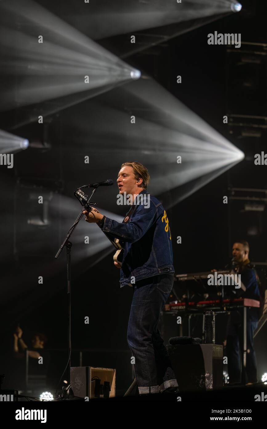 25 September 2022. Aberdeen,Scotland. This is George Ezra playing at ...