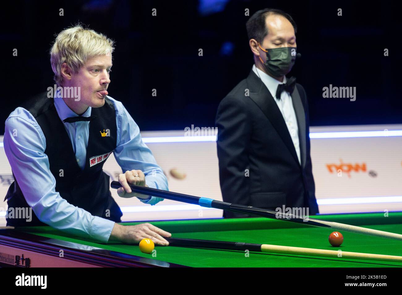 Hong Kong, China - 07 Oct 2022 Australian player Neil Robertson in ...