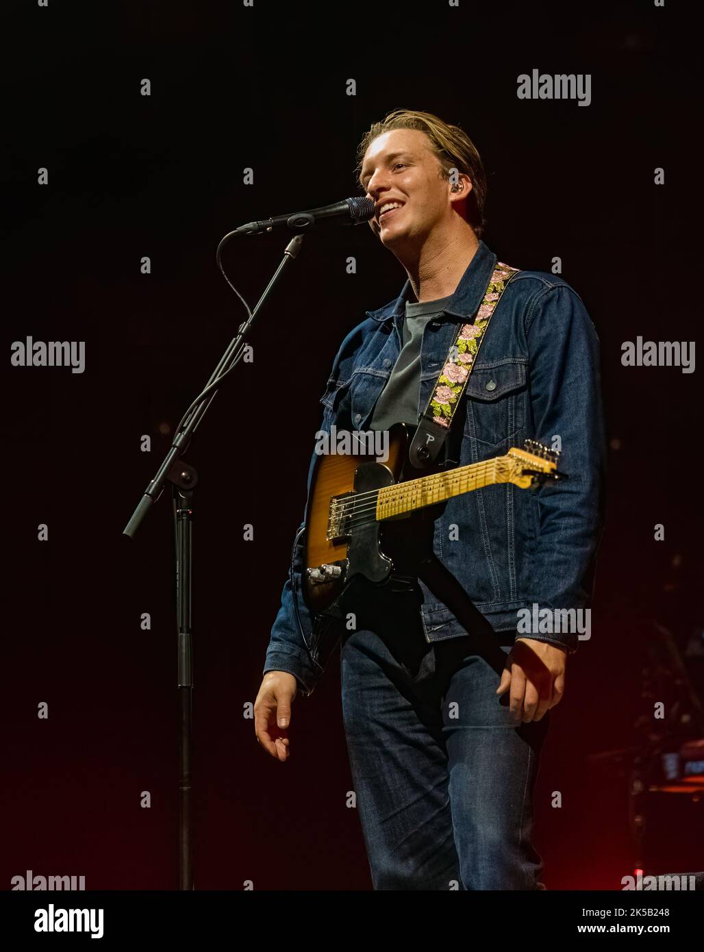 25 September 2022. Aberdeen,Scotland. This is George Ezra playing at ...