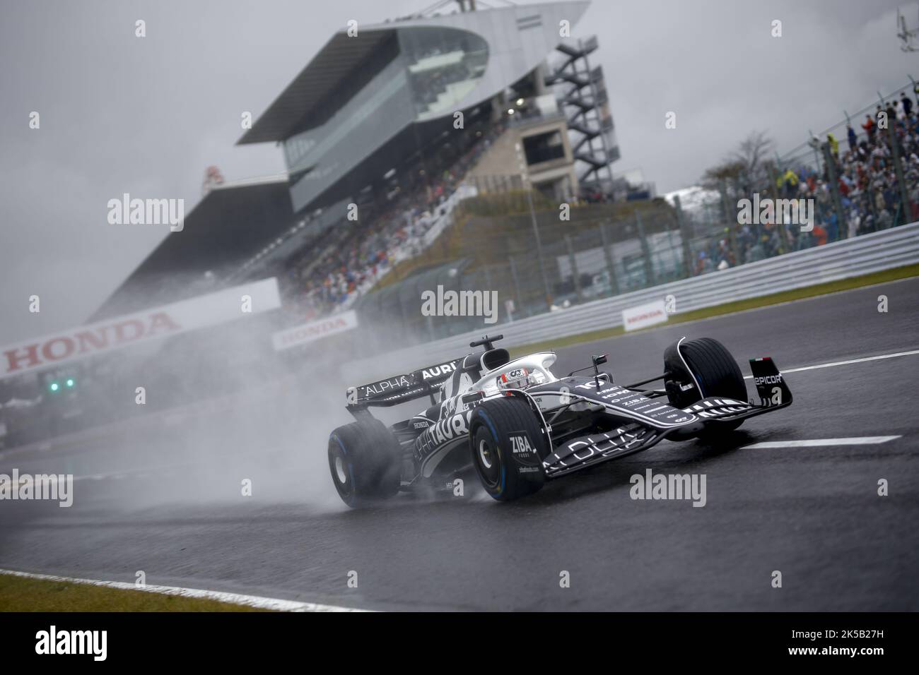 Suzuka, Japan. 07th Oct, 2022. 10 GASLY Pierre (fra), Scuderia AlphaTauri AT03, action during ...