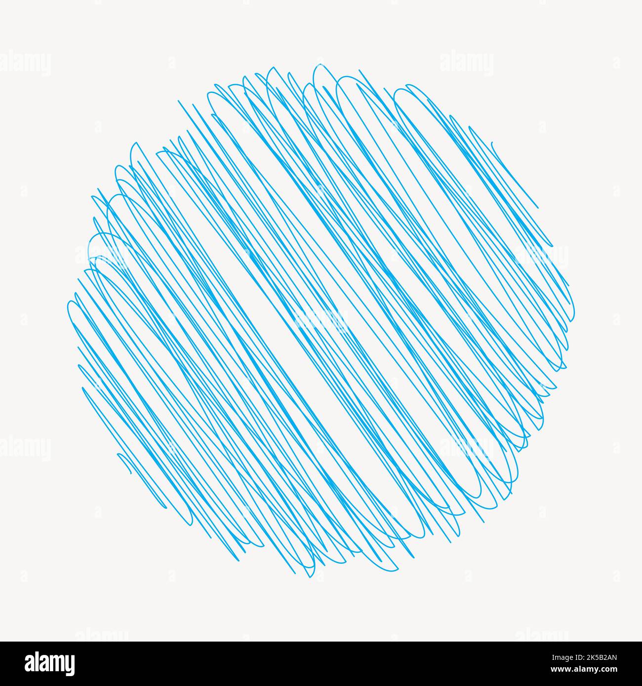 Blue scribble badge clipart, abstract frame illustration vector Stock Vector Image & Art - Alamy