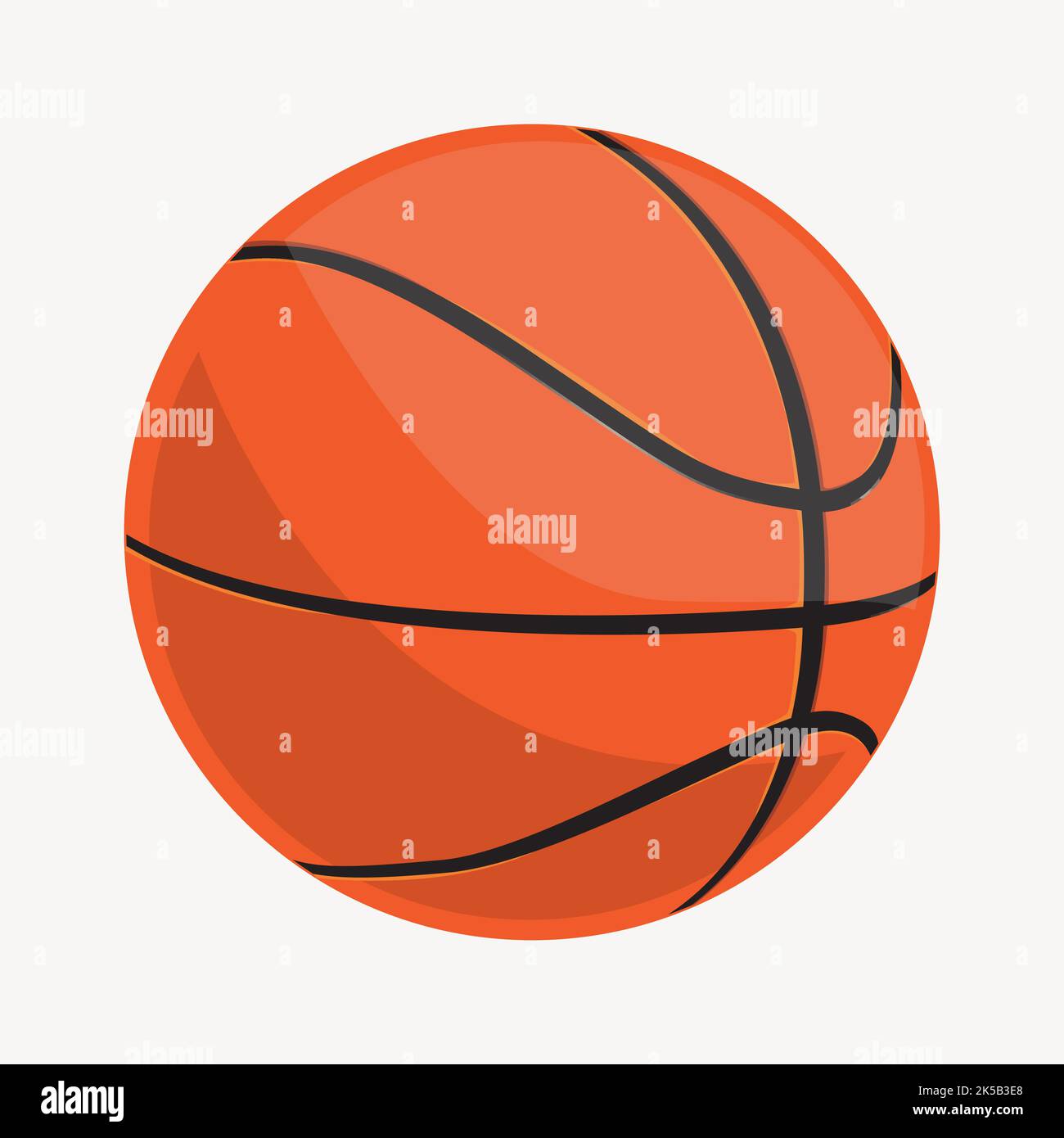 Basketball clipart, sport equipment illustration vector Stock Vector ...
