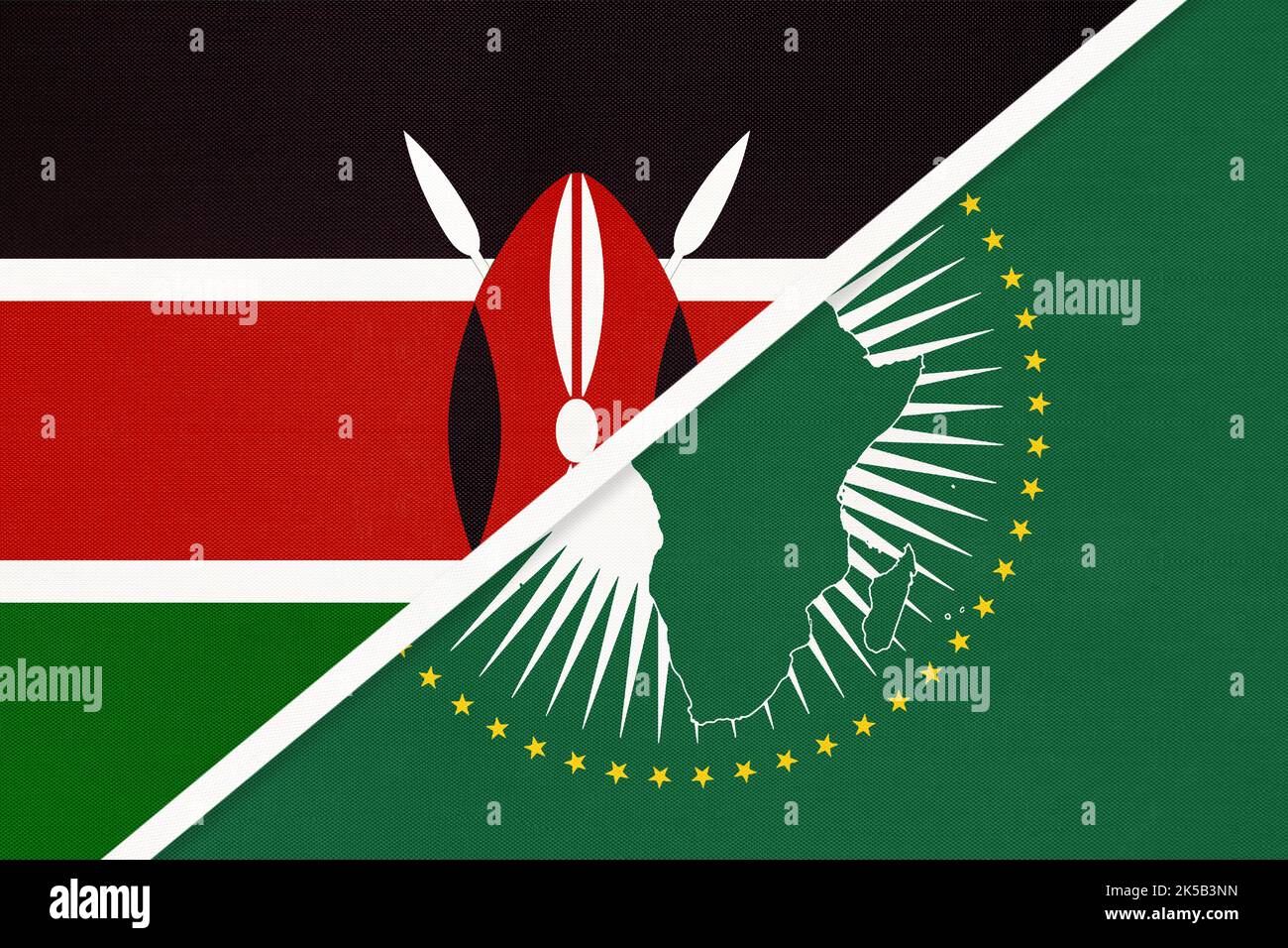 Organization of african unity flag hi-res stock photography and images ...