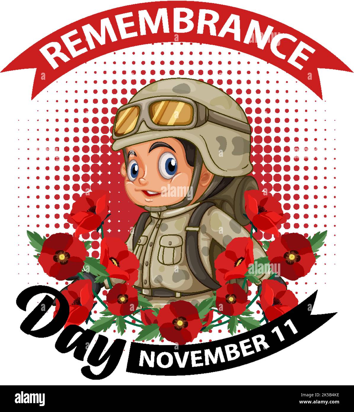 Remembrance day poster design illustration Stock Vector Image & Art - Alamy