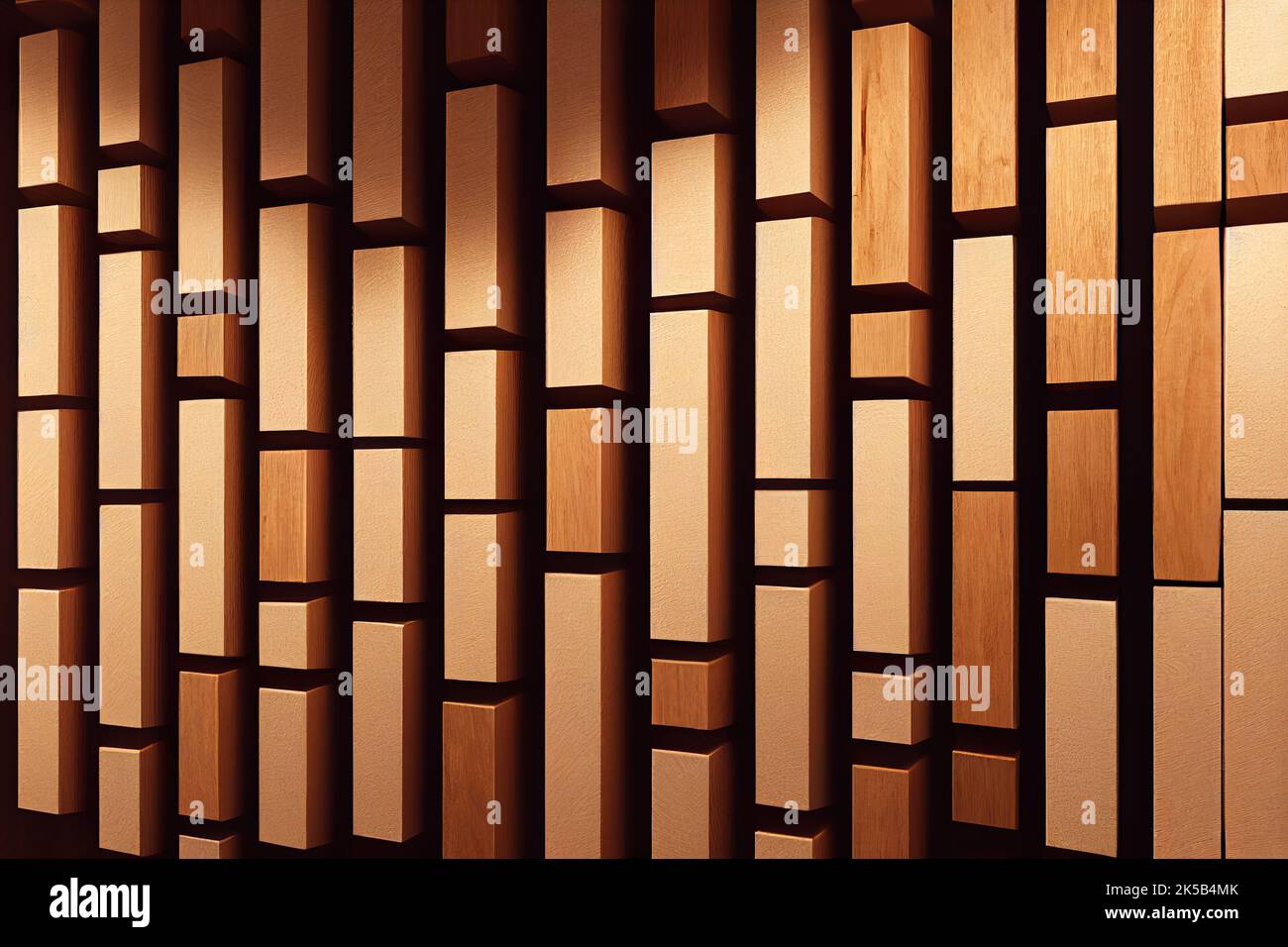 The digital backdrop with brown blocks Stock Photo - Alamy