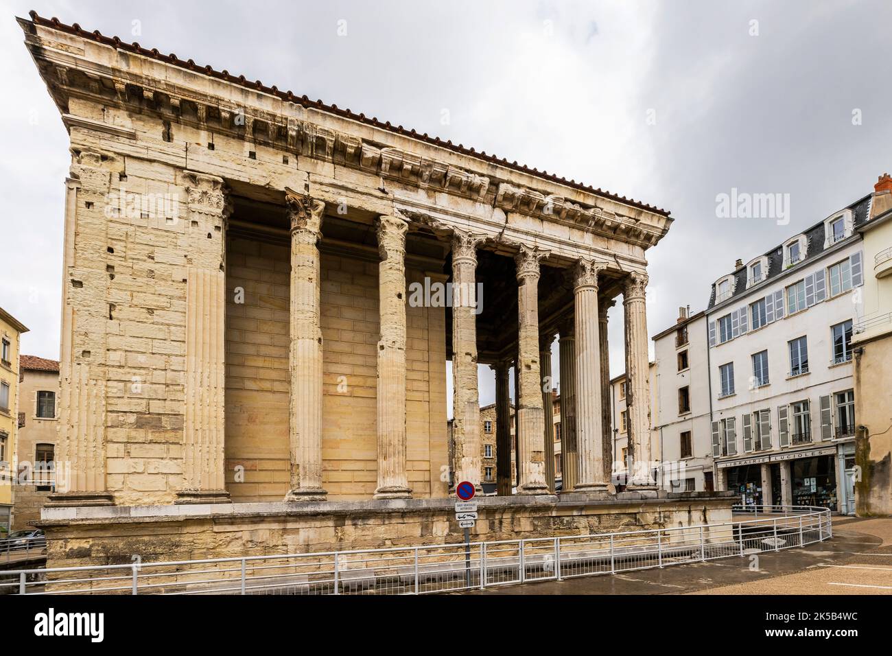 Roman temple (Temple of Augustus and Livia). Vienne was a major centre ...