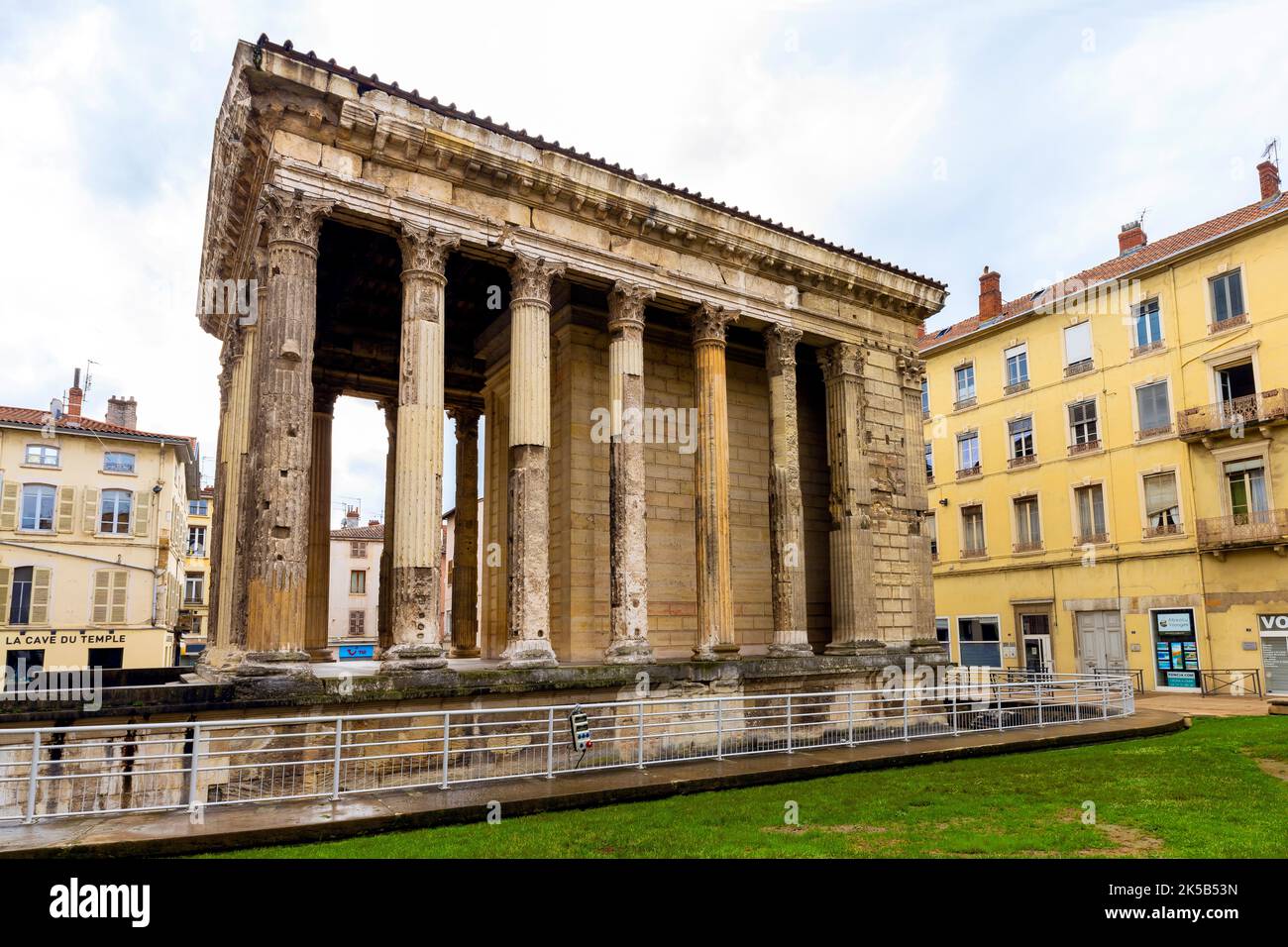 Roman temple (Temple of Augustus and Livia). Vienne was a major centre ...