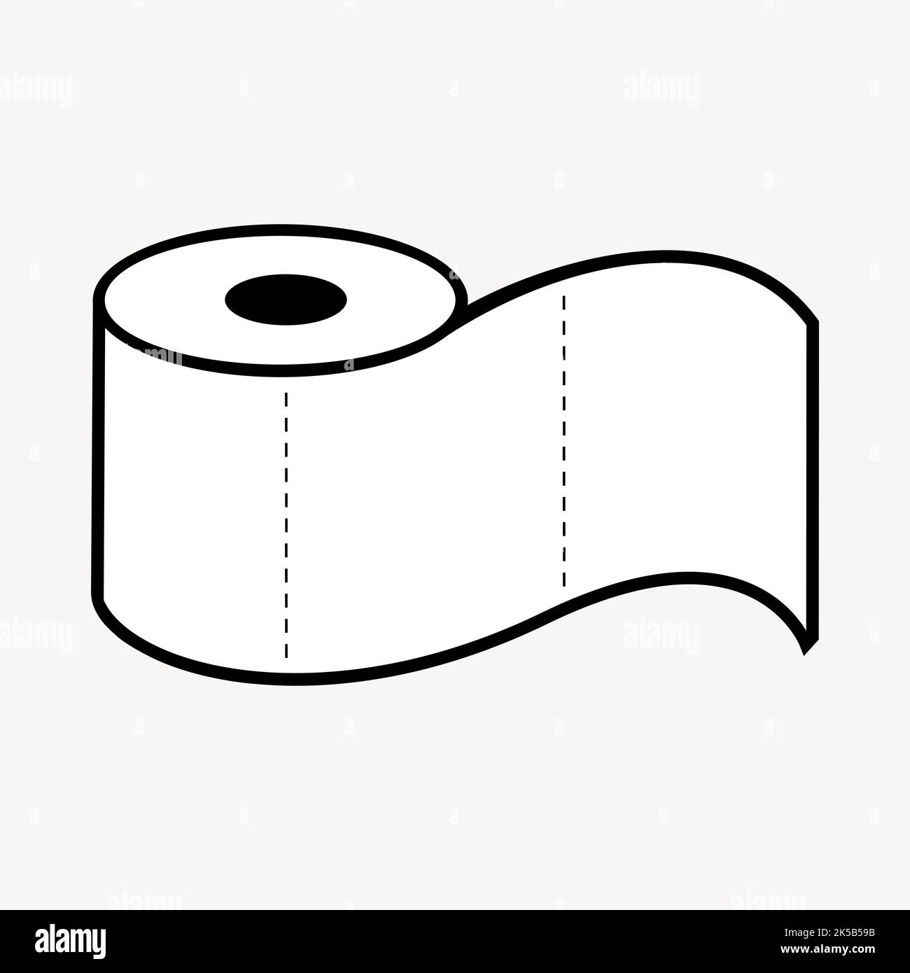 Toilet paper clipart, object illustration vector Stock Vector Image ...