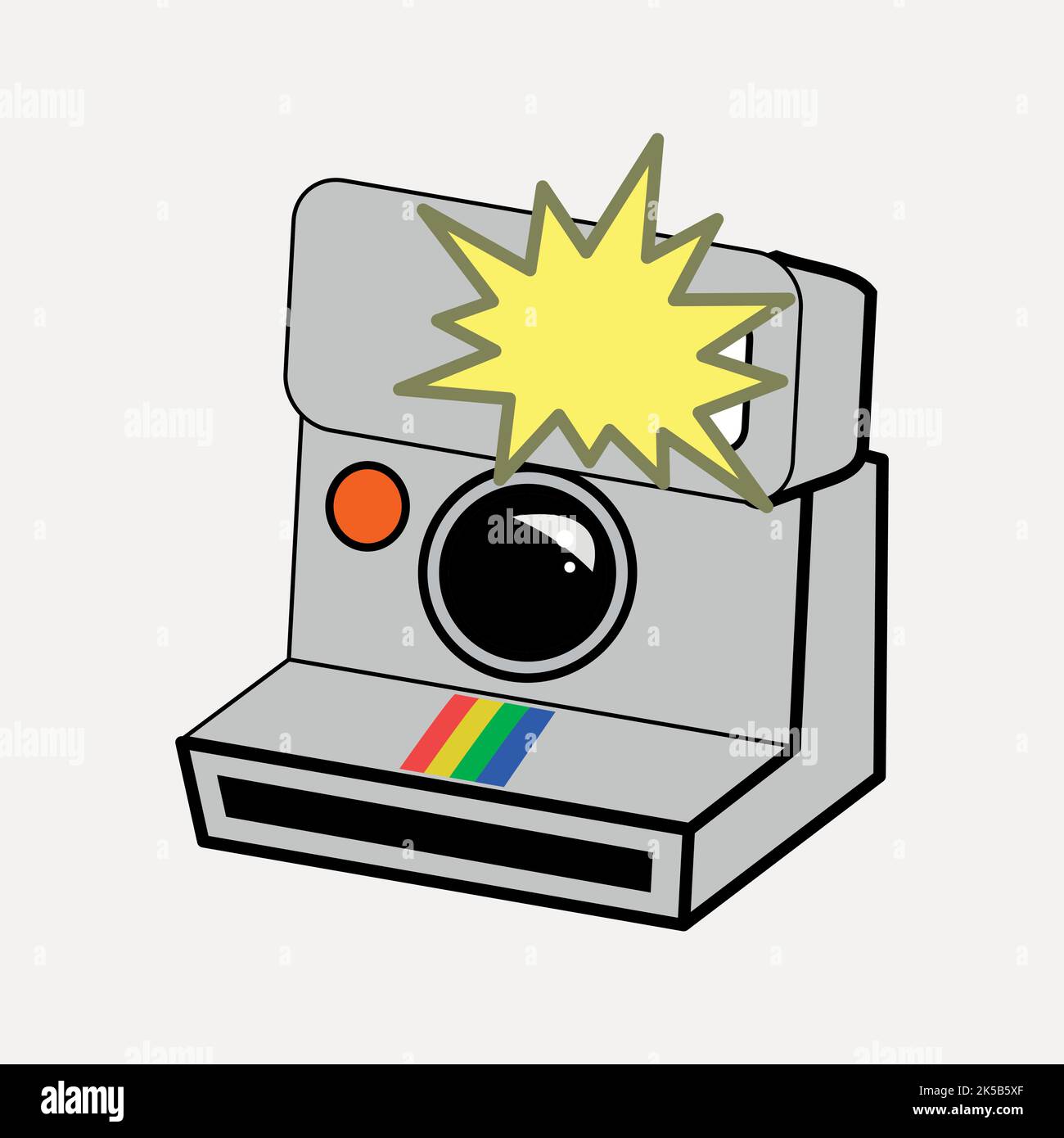 Instant camera illustration vector Stock Vector Image & Art - Alamy