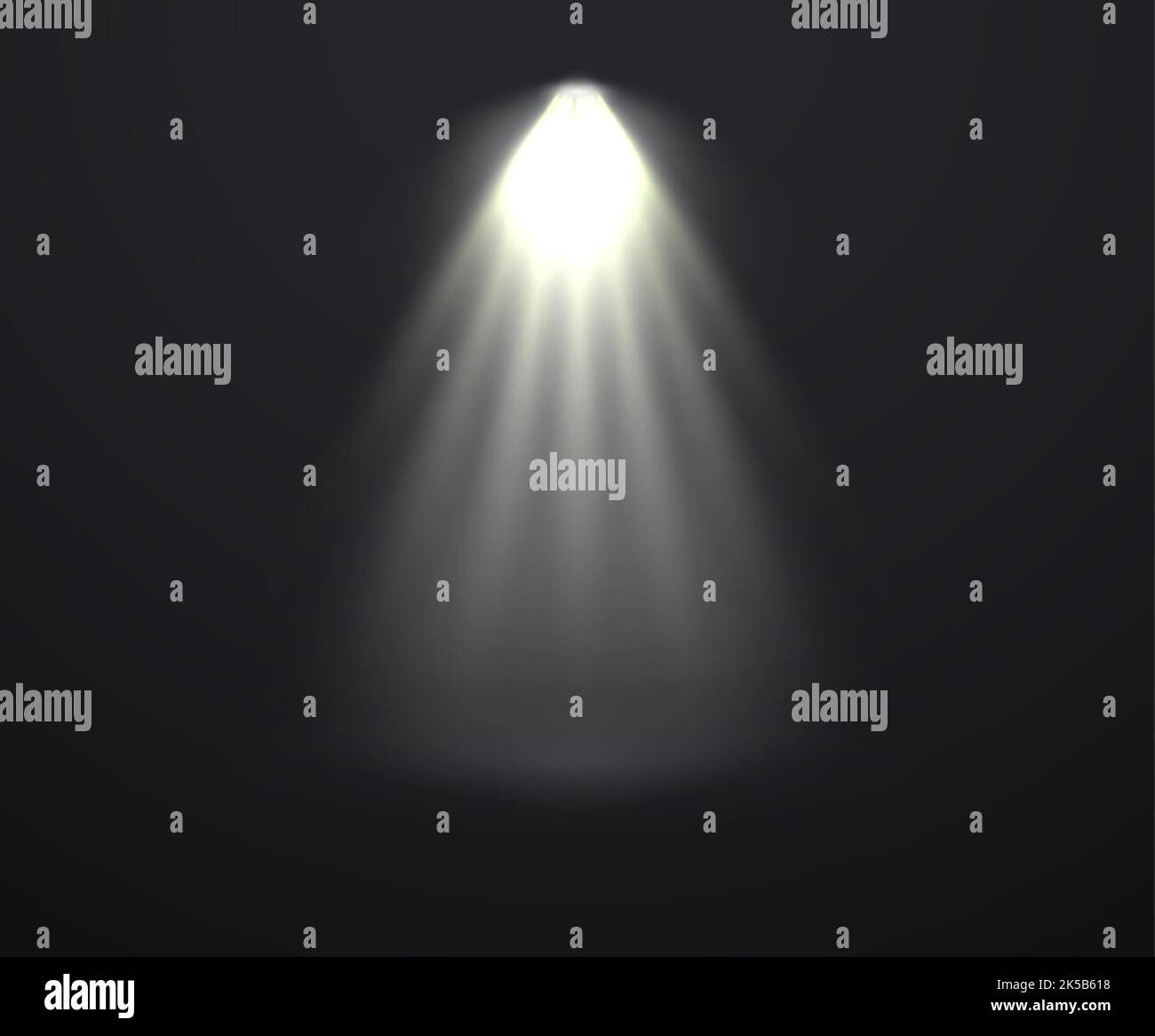 Spotlight effect. Vector progecrot ray in studio. Abstract theater ...