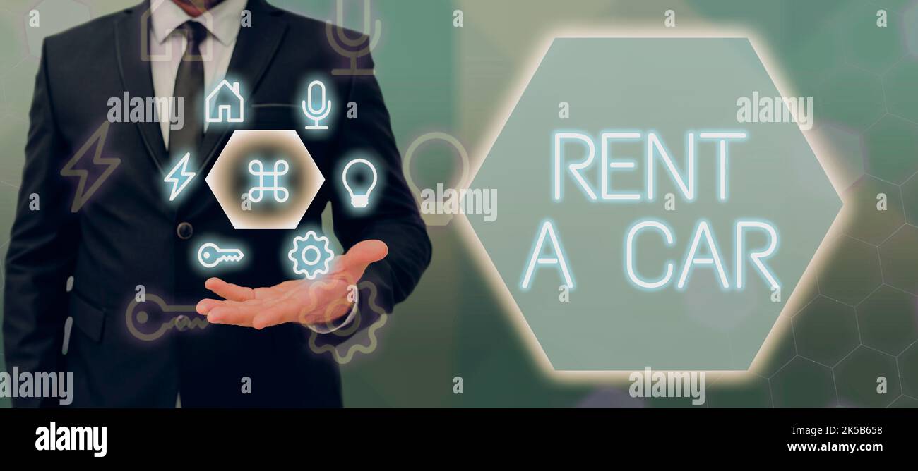 Writing displaying text Rent A Car. Business idea paying for temporary ... Writing displaying text Rent A Car. Business idea paying for temporary ...