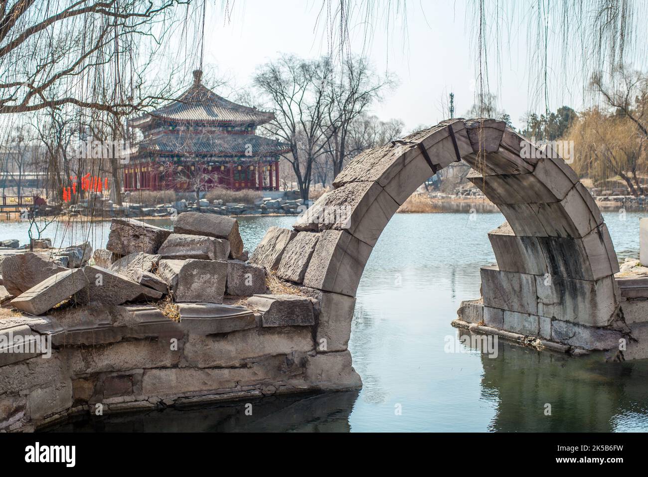 The Old Summer Palace or Yuanmingyuan, originally called the Imperial ...