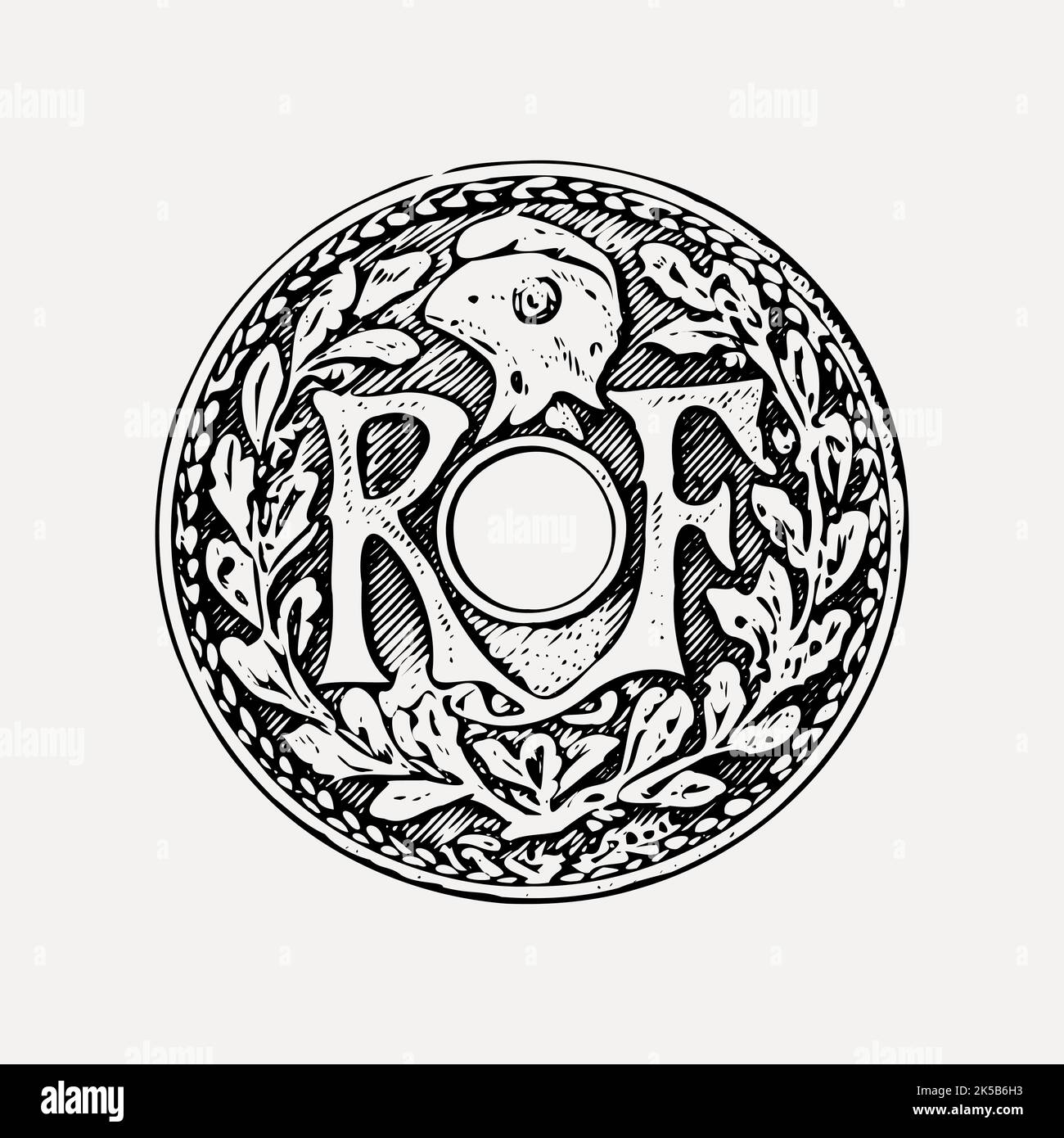 Old coin clipart, vintage illustration vector Stock Vector Image & Art ...