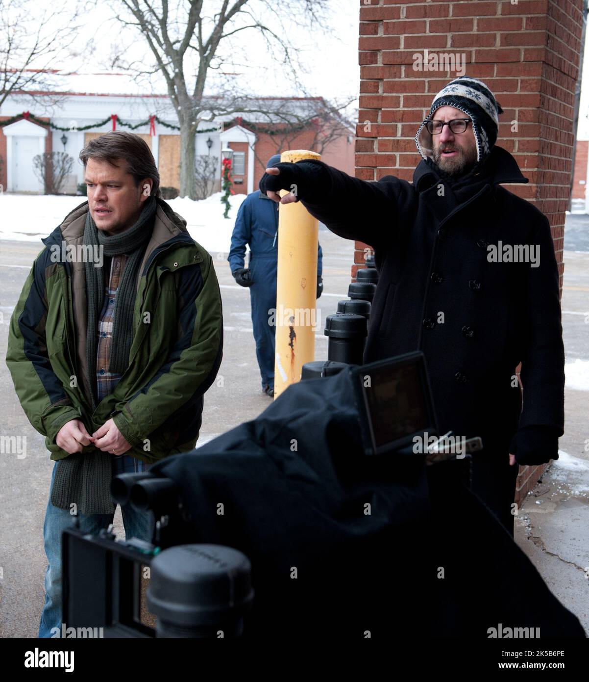 MATT DAMON and STEVEN SODERBERGH in CONTAGION (2011), directed by ...