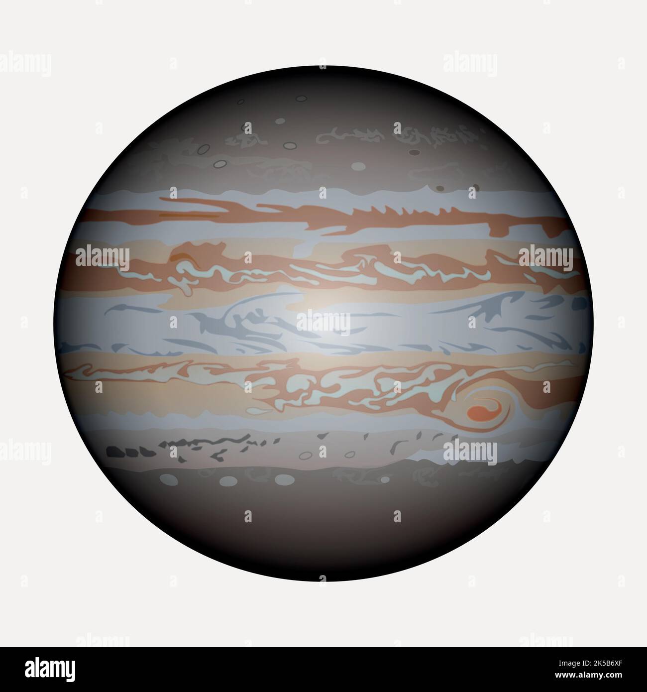 Planet Jupiter clipart, illustration vector Stock Vector Image & Art ...
