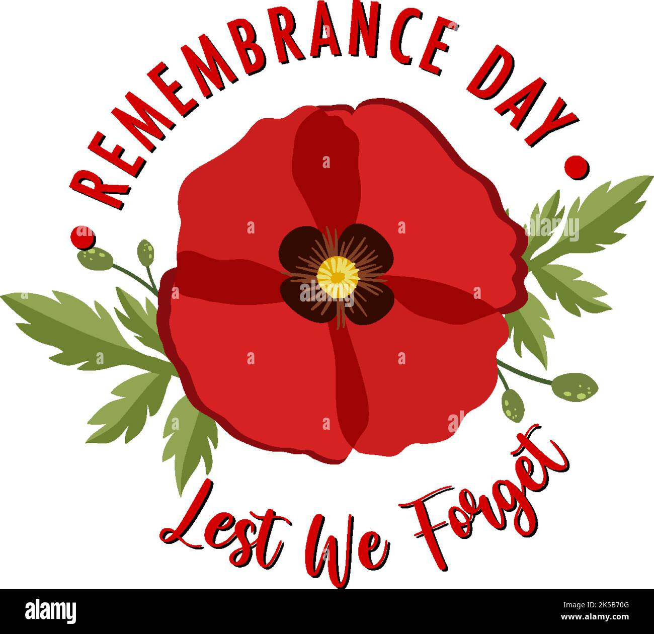 Remembrance Day Logo Design illustration Stock Vector Image & Art - Alamy