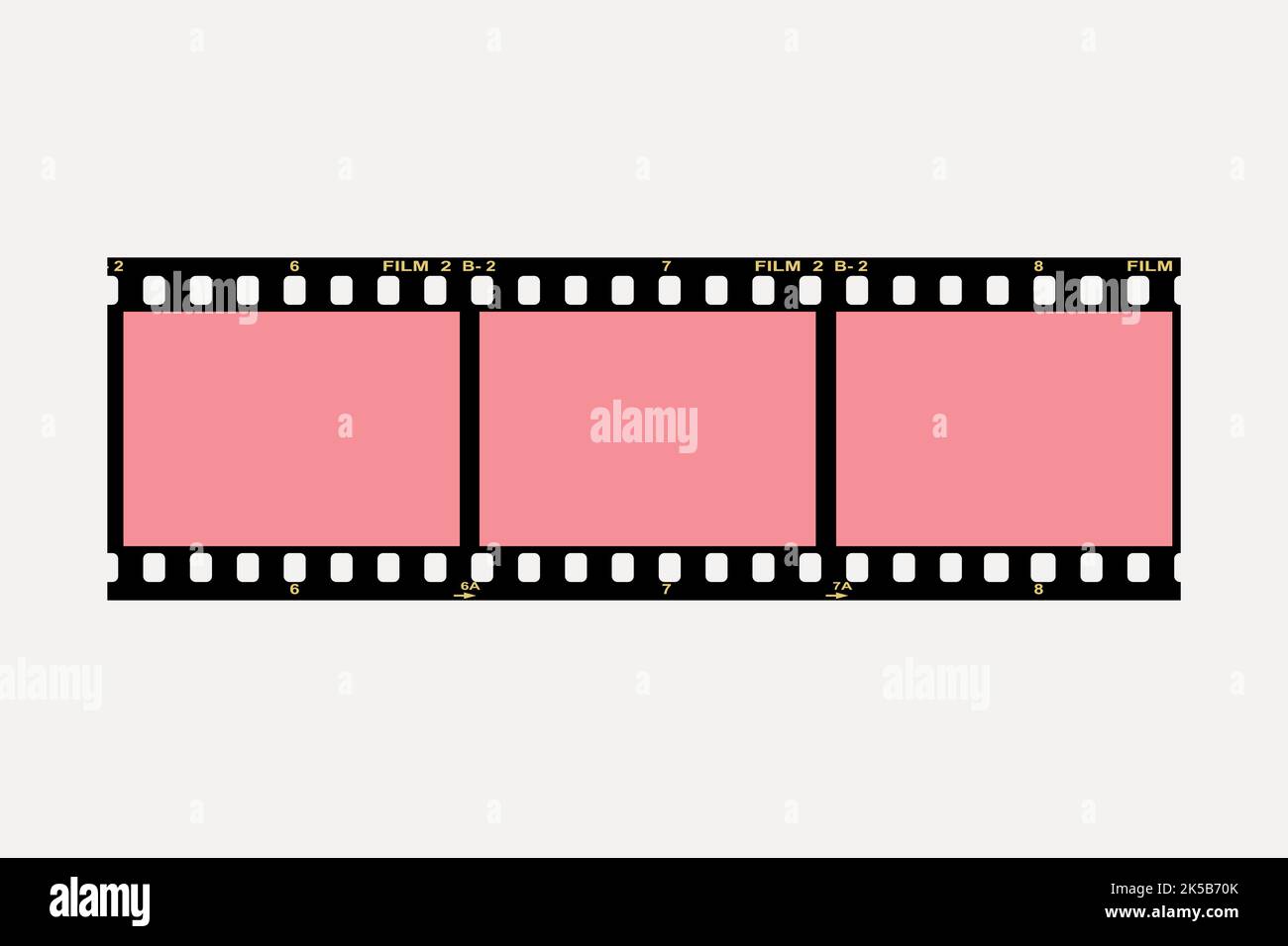 Film strip clipart, illustration vector Stock Vector Image & Art - Alamy