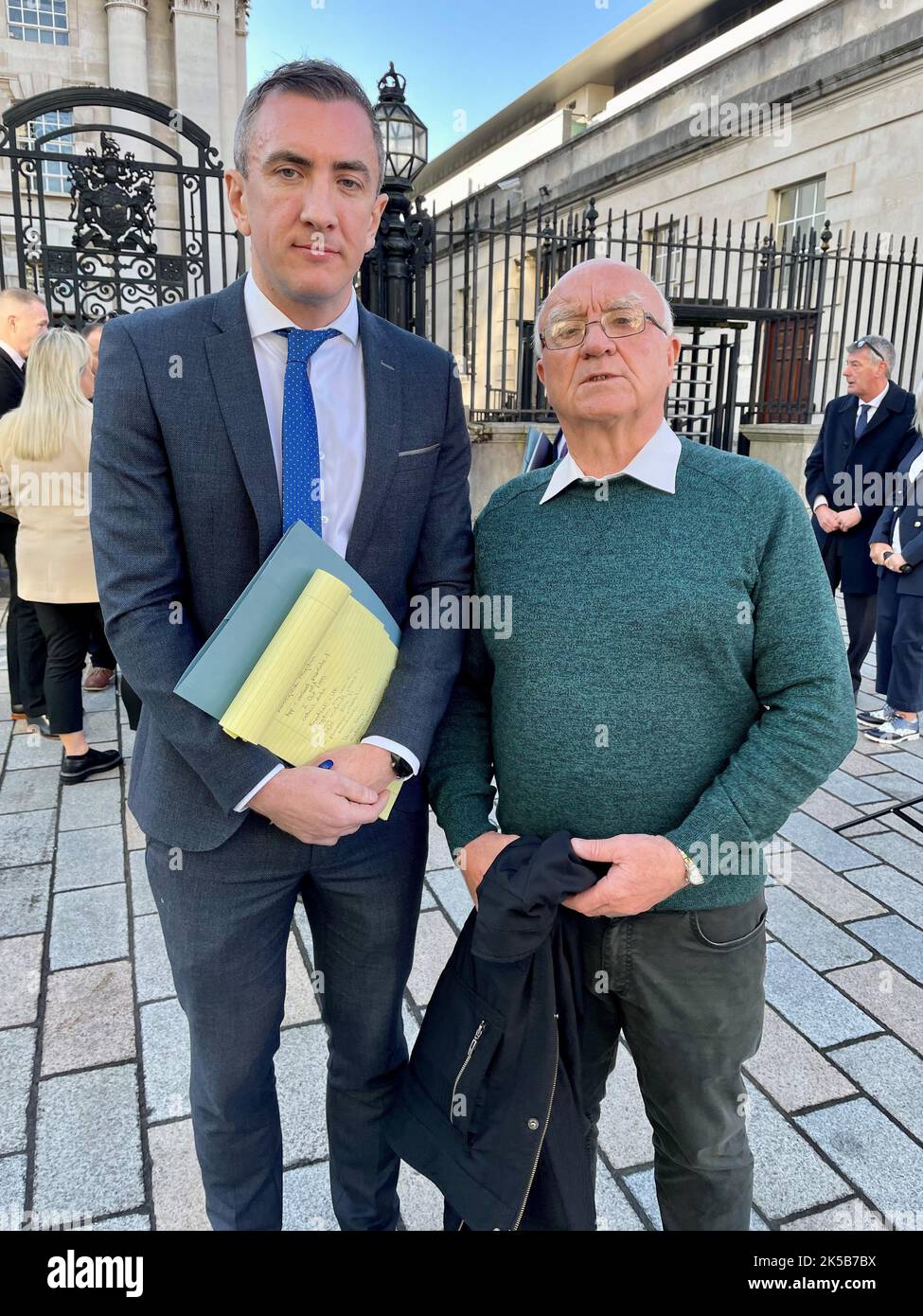 John McEvoy with solicitor Gavin Booth outside the High Court in ...