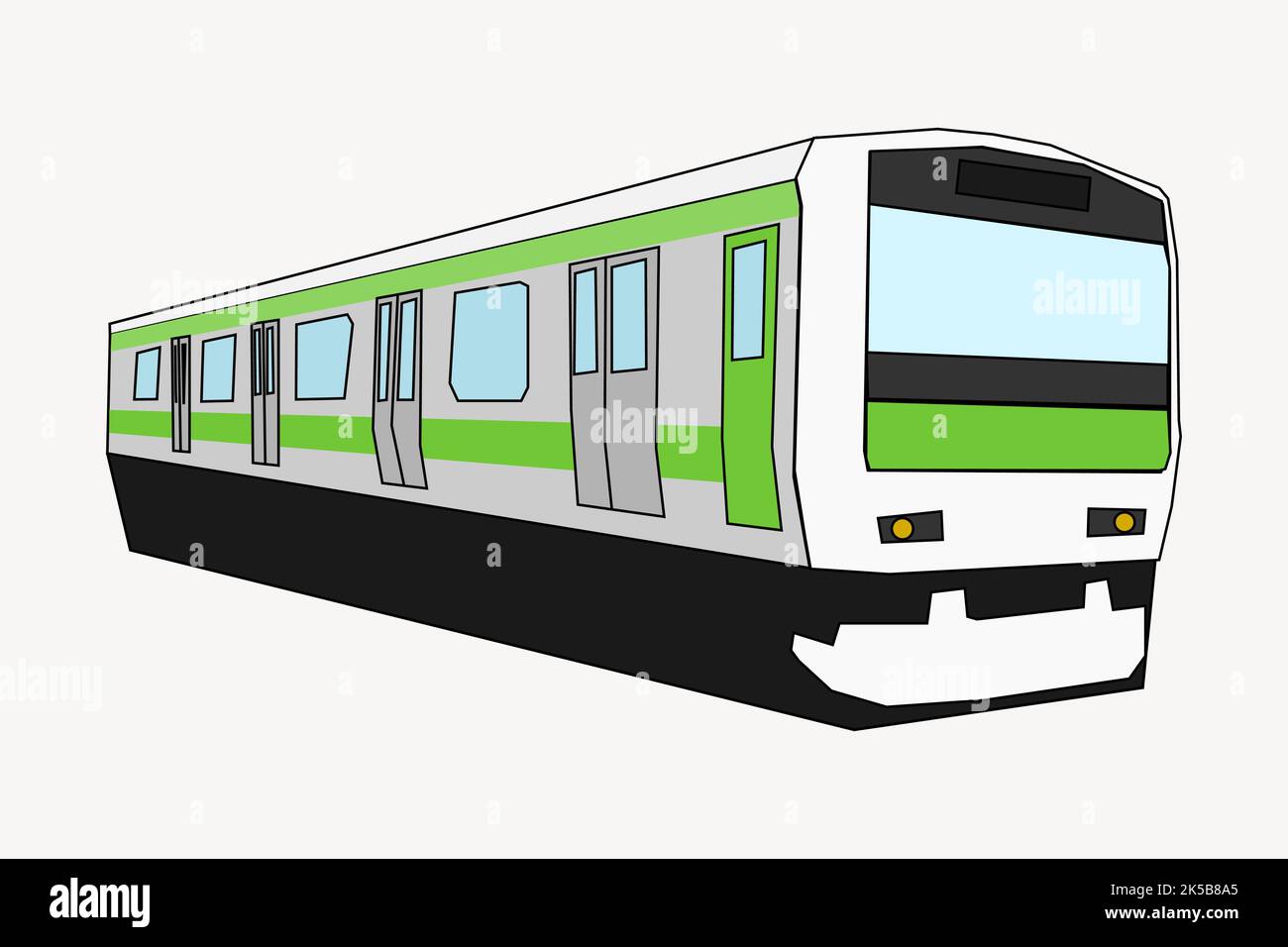 Green train clipart, illustration vector Stock Vector Image & Art - Alamy