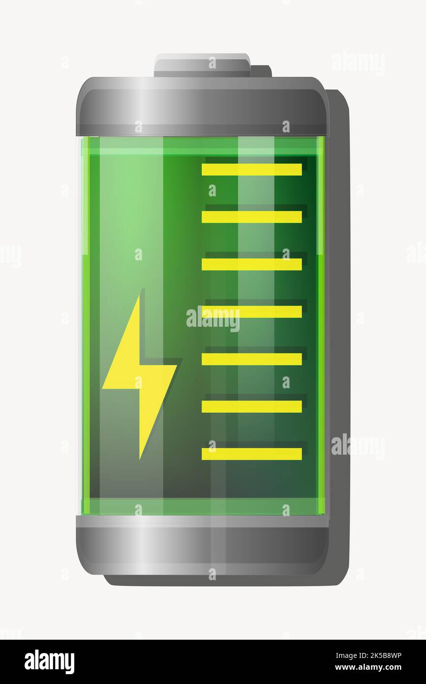 Battery clipart, illustration vector Stock Vector Image & Art - Alamy