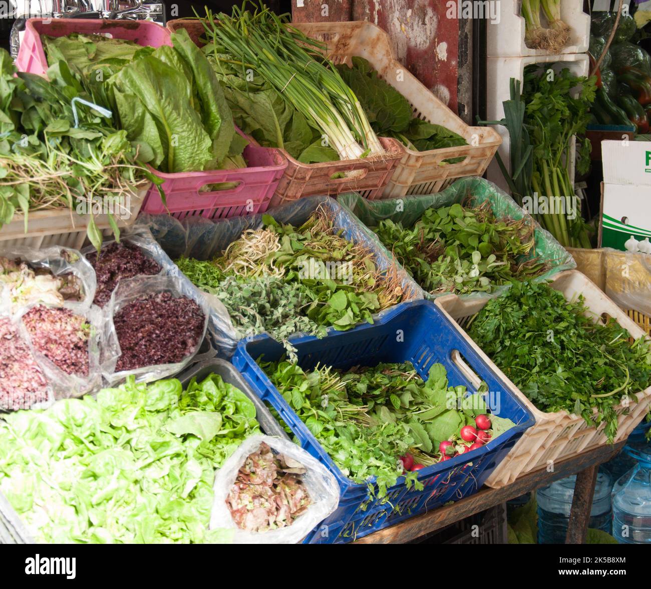 Vegetable Stall, Beirut, Lebanon, Middle East, Salad Stock Photo - Alamy