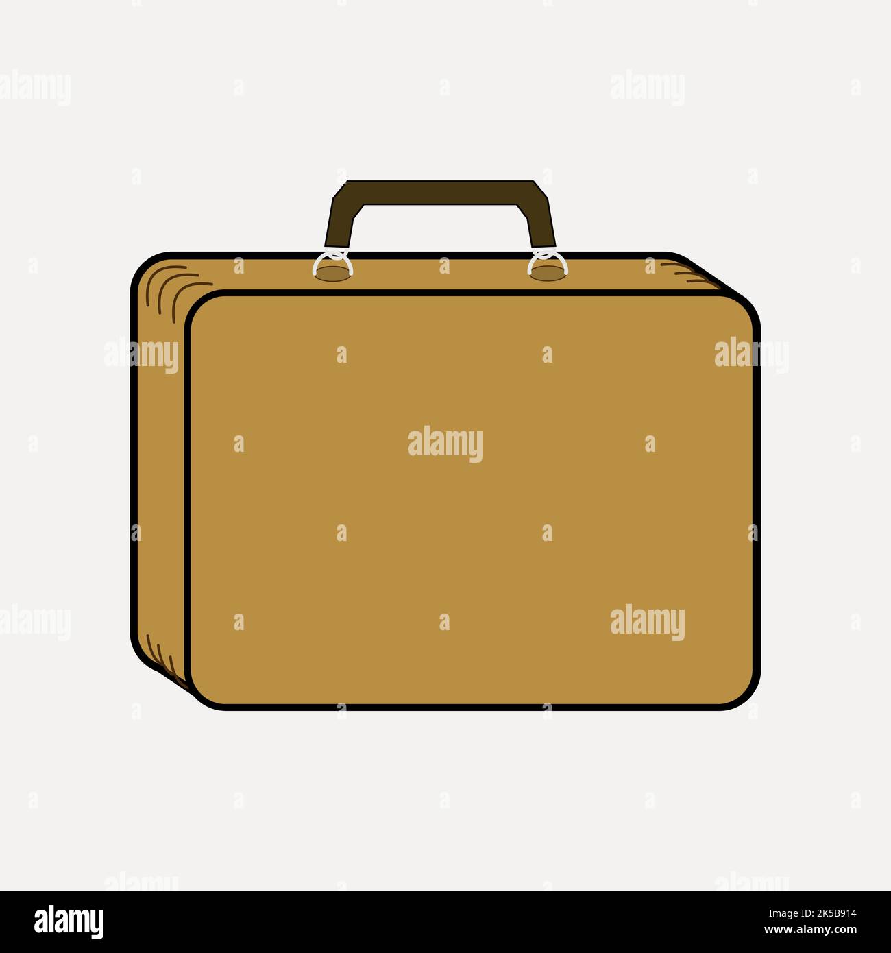 Suitcase clipart, object illustration vector Stock Vector Image & Art ...