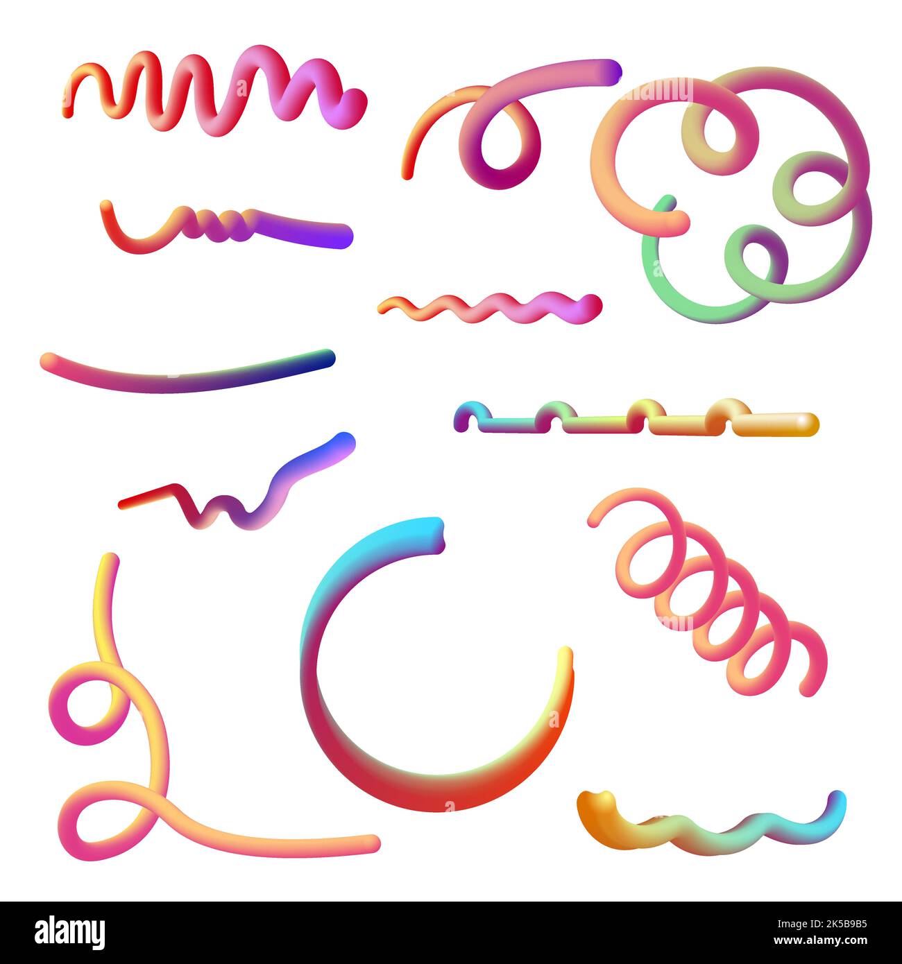 3d gradient shape element clipart, Fluid shape background. Abstract ...