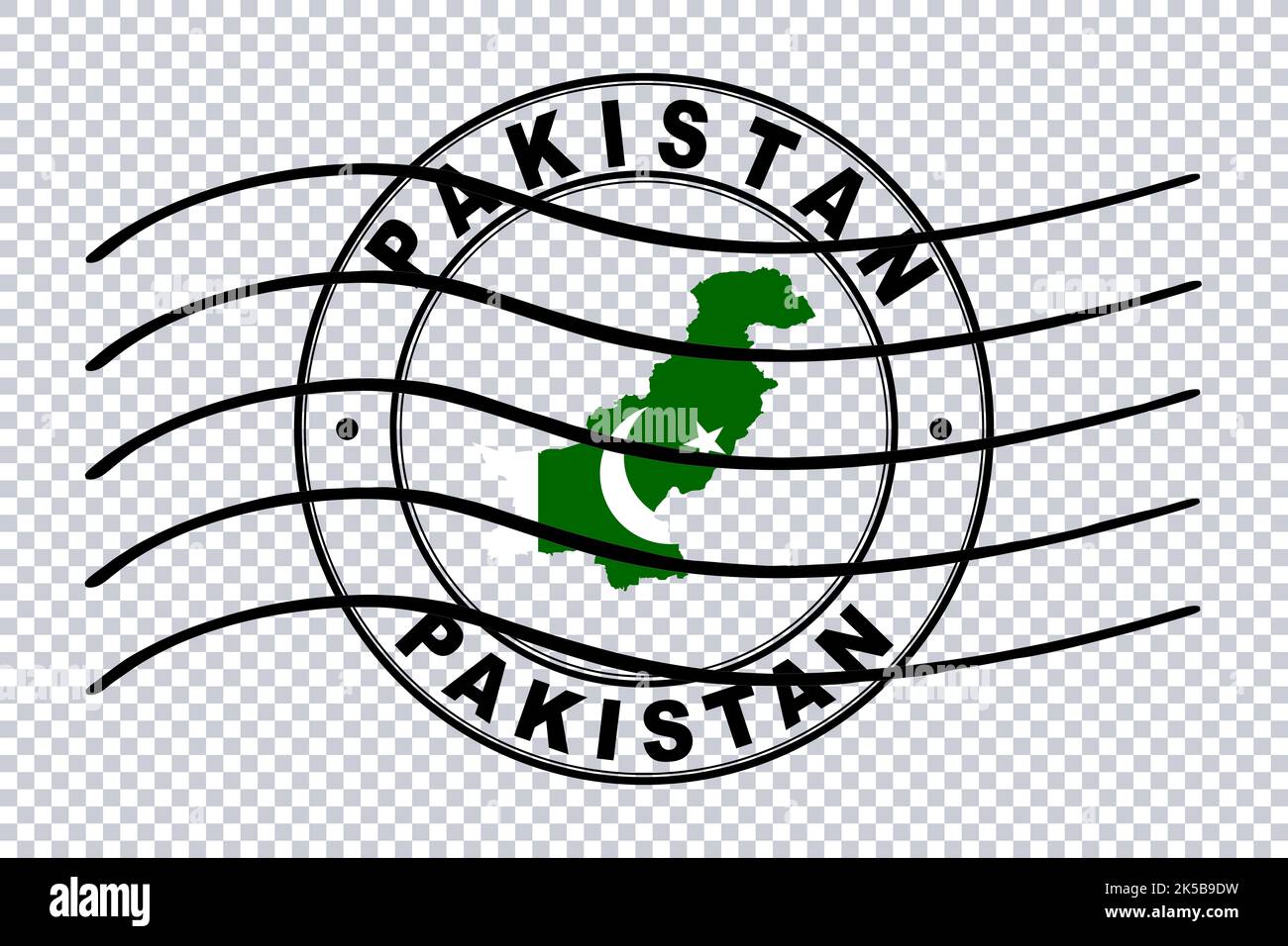 Pakistan stamp map hi-res stock photography and images - Alamy
