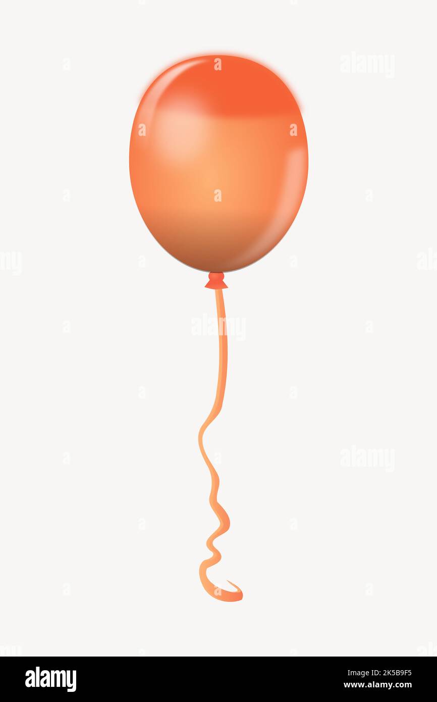 Floating balloon clipart, illustration vector Stock Vector Image & Art ...