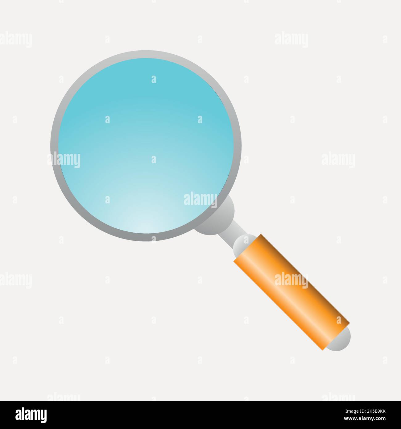 Magnifying glass clipart, object illustration vector Stock Vector Image ...