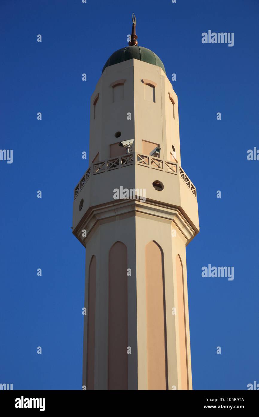 Altstadt von Doha, Minarett, Qatar, Katar Stock Photo - Alamy