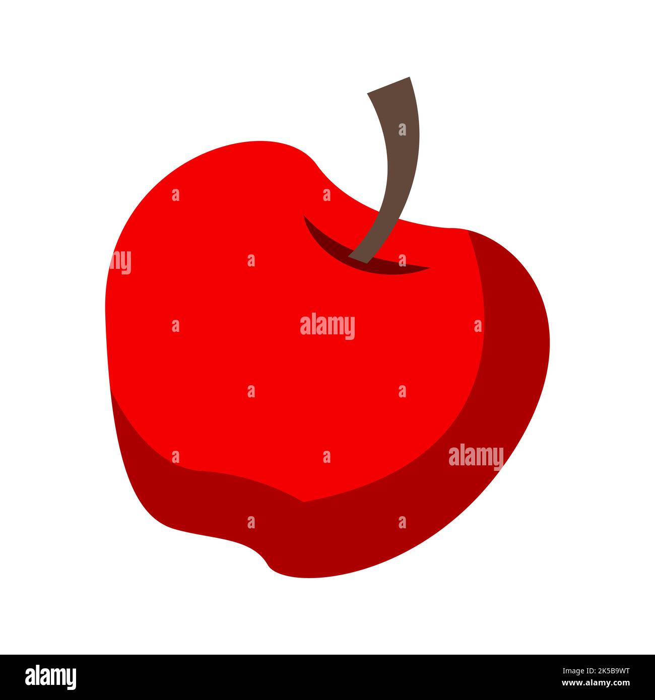 Picture of apple fruit cartoon Stock Vector Images - Alamy