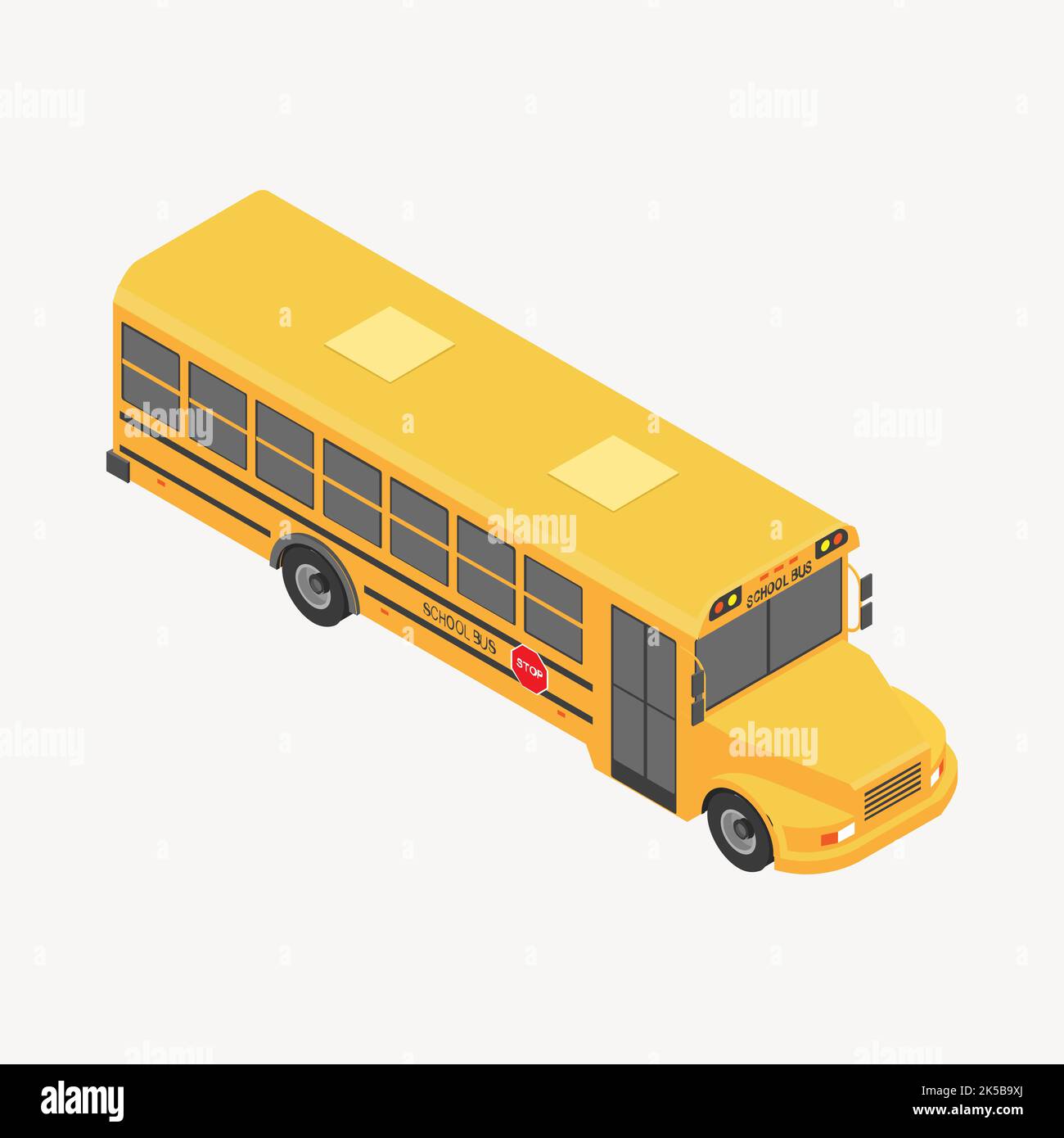 School bus clipart, transportation illustration vector Stock Vector ...