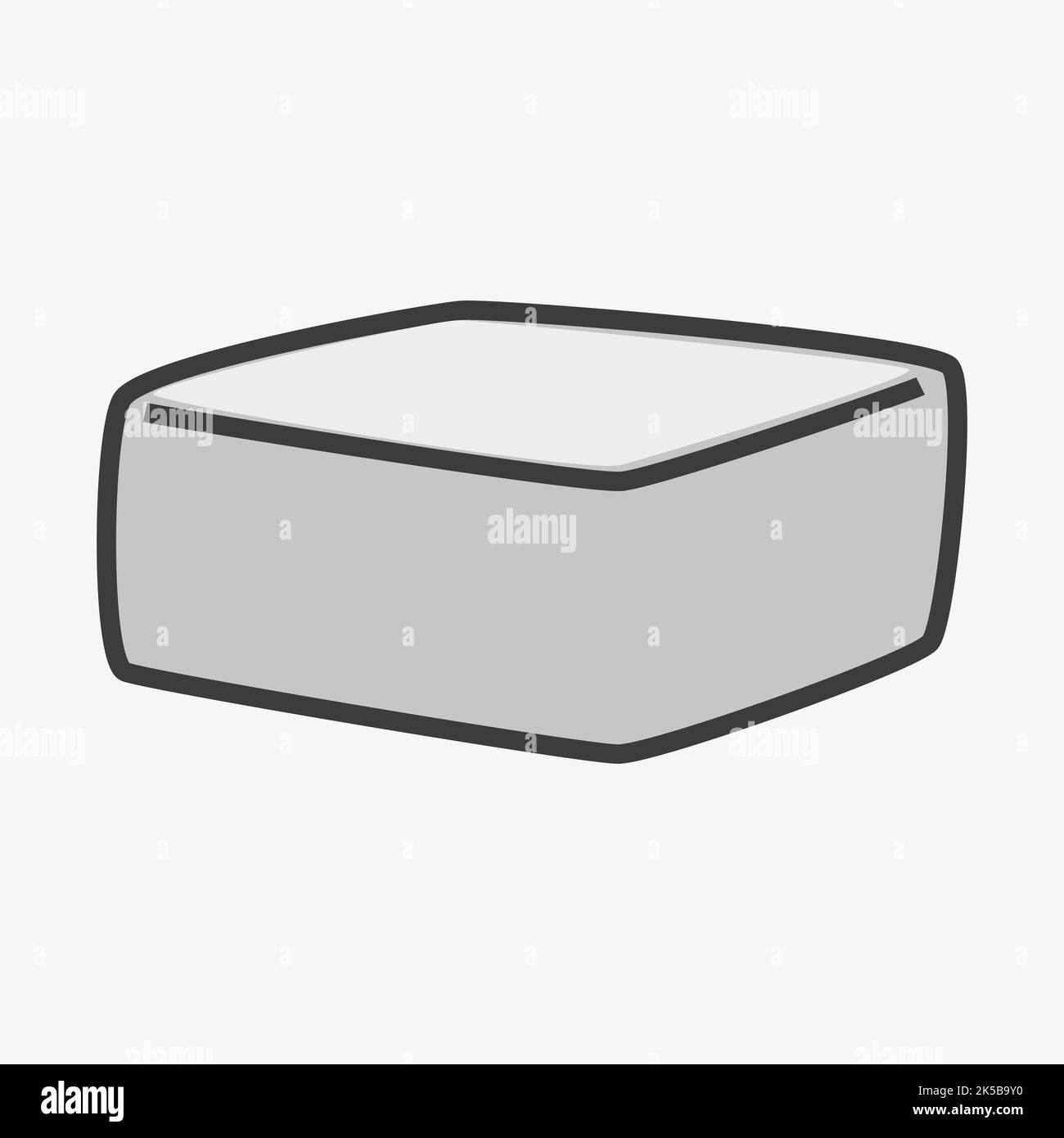 Plastic lunch box clipart, recyclable illustration vector Stock Vector ...