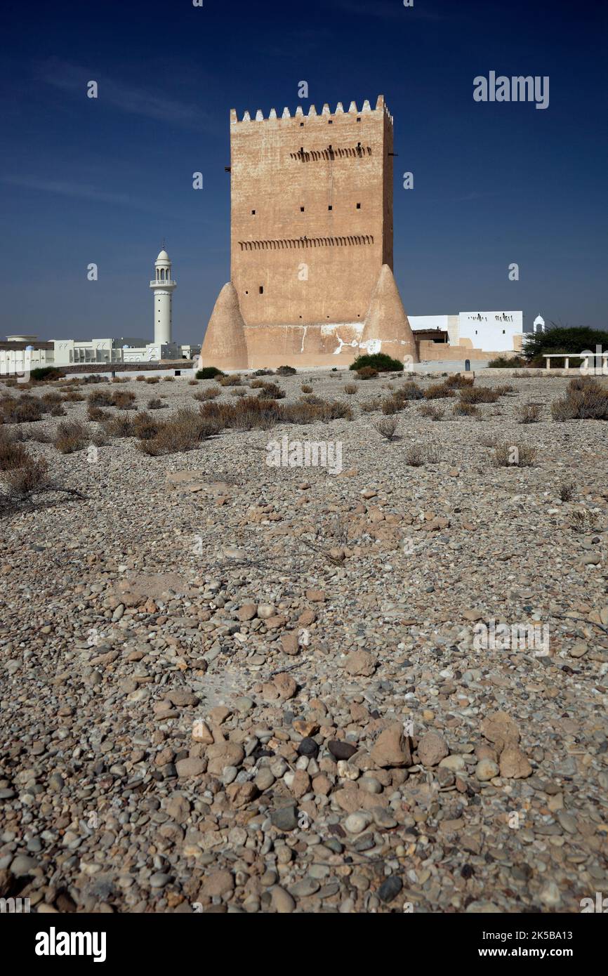 Umm Salal Mohammed, ein ehemaliges Fort aus dem 19. Jahrhundert, Katar ...