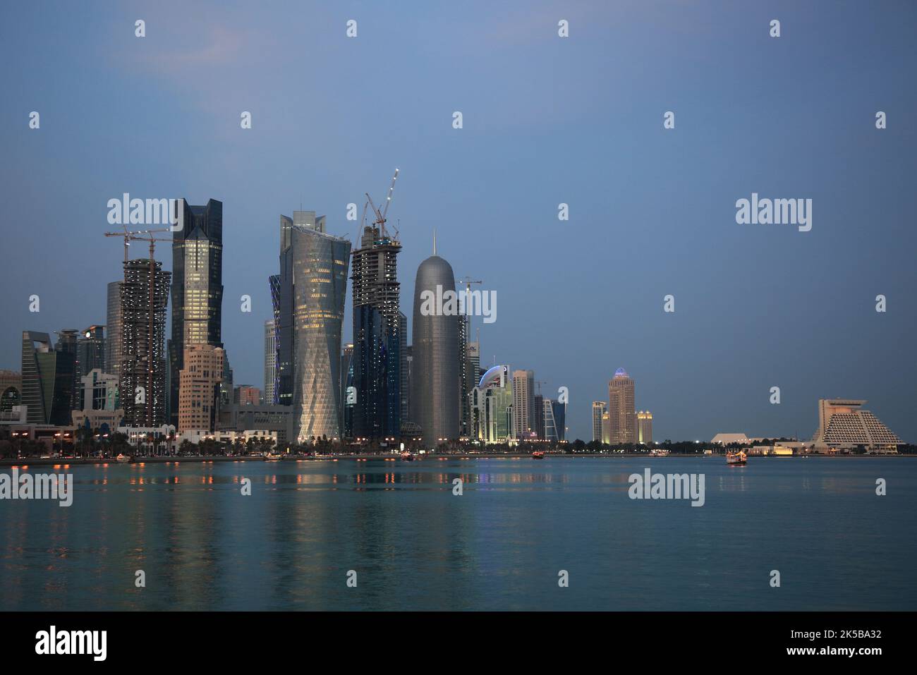 Skyline von Doha, Qatar, Katar Stock Photo - Alamy