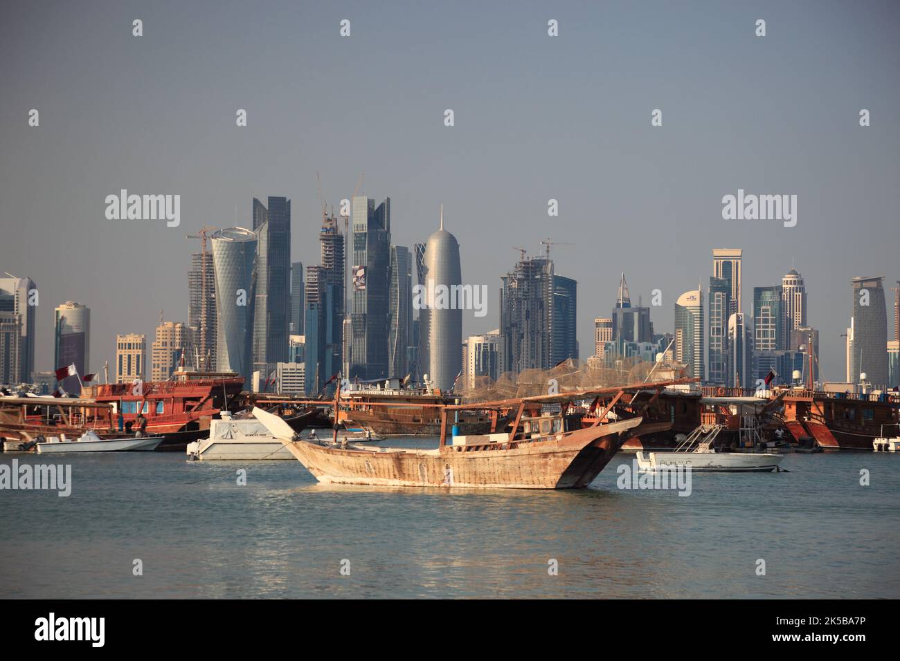 Skyline von Doha, Qatar, Katar Stock Photo - Alamy