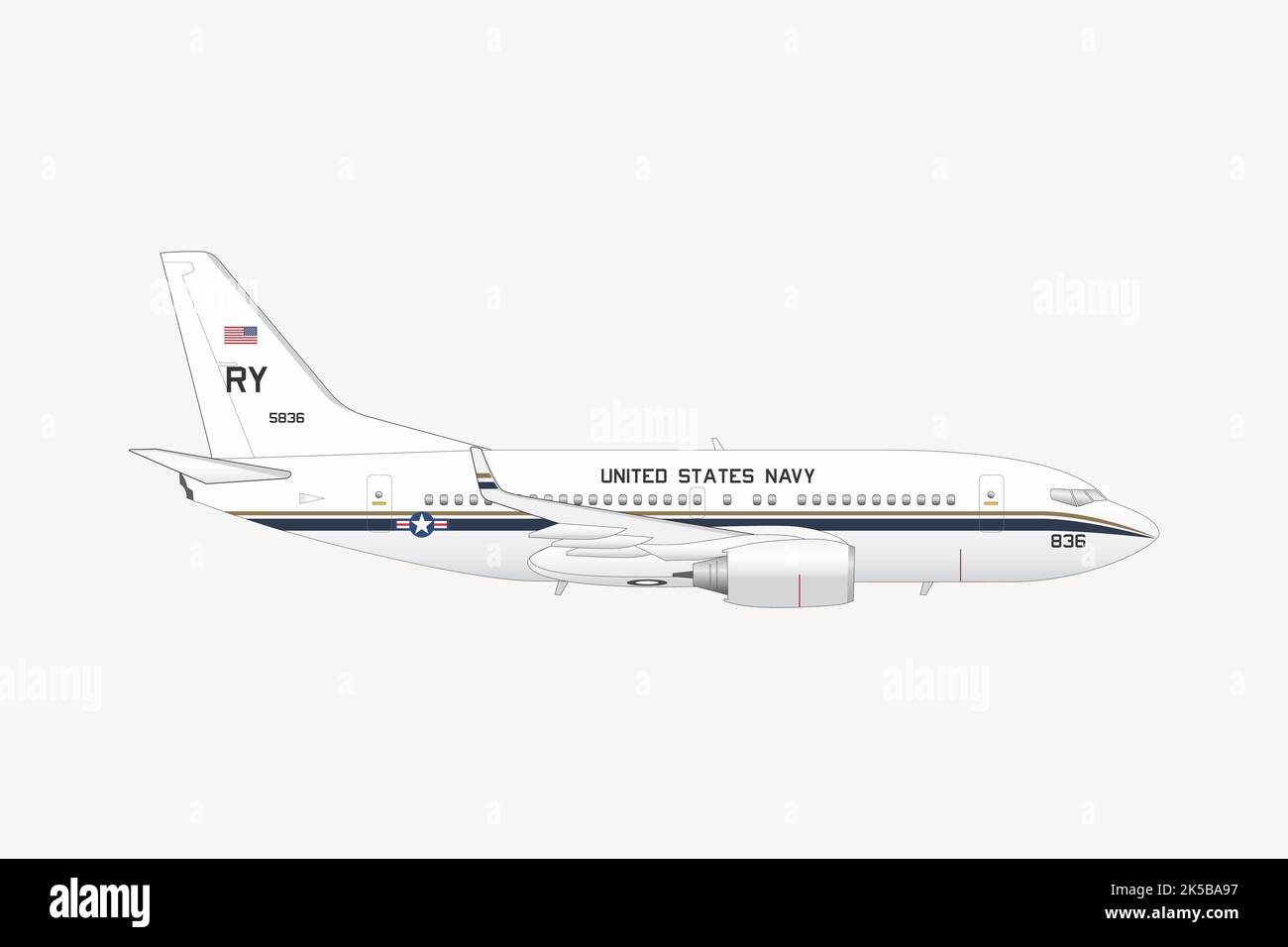 USA navy plane clipart, transportation illustration vector Stock Vector ...