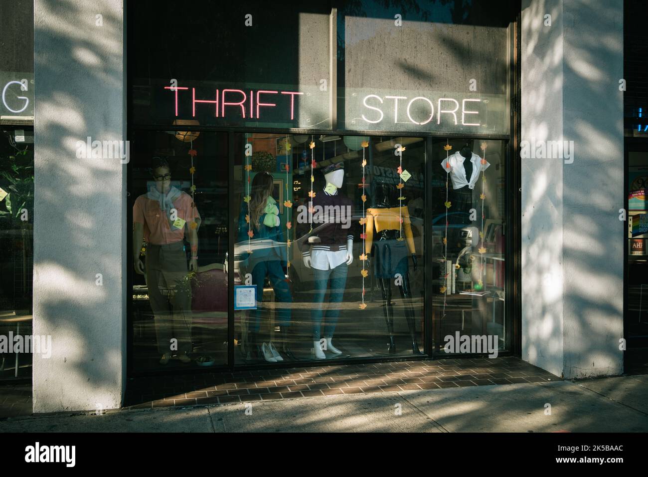 Out of the Closet thrift store vintage sign, Brooklyn, New York Stock ...