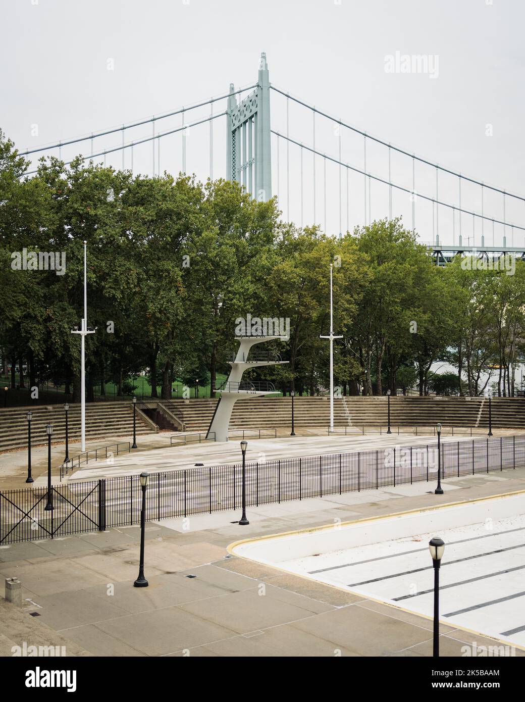 View of the RFK Bridge from Astoria Park, Queens, New York Stock Photo ...